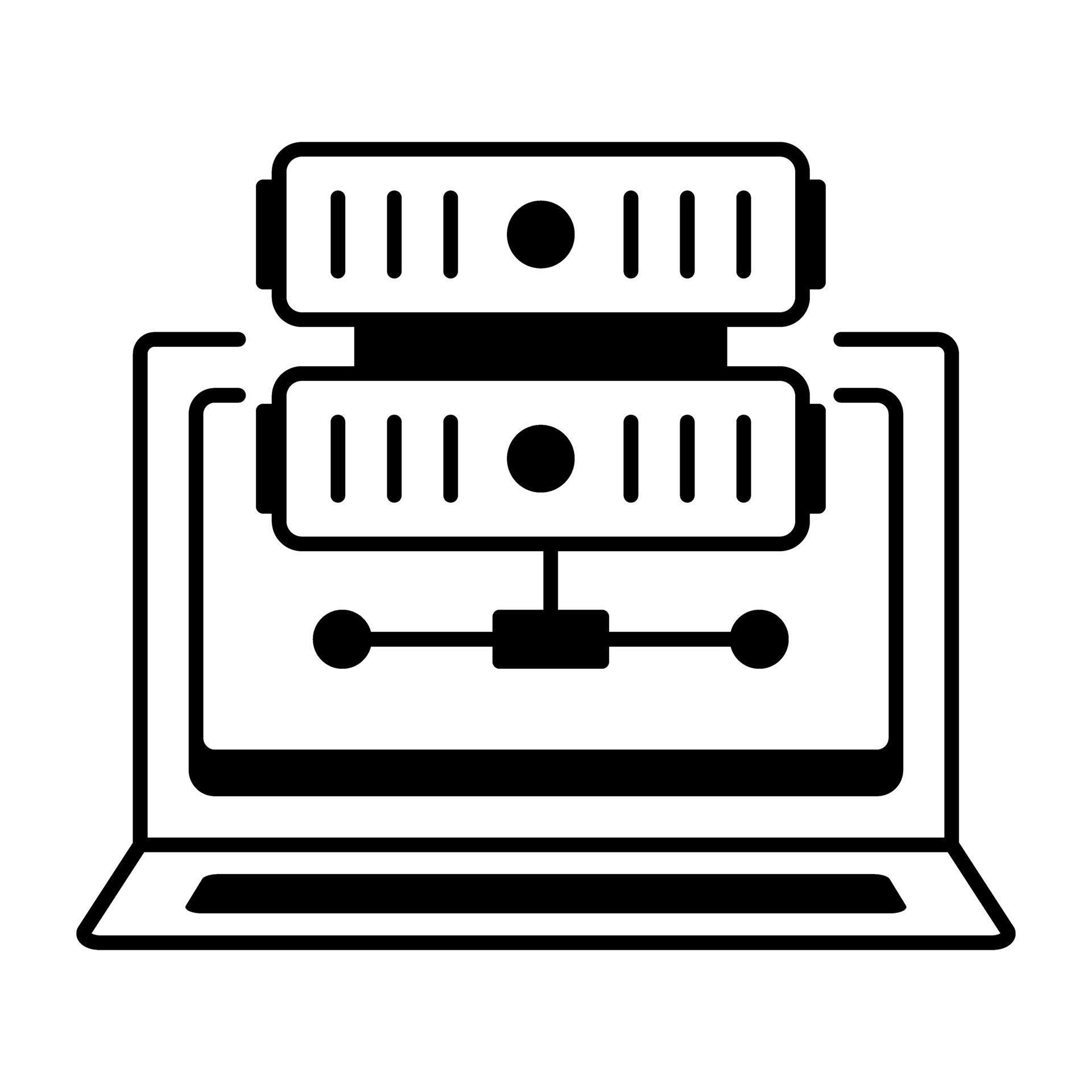 Data Management Line Icons 35527093 Vector Art At Vecteezy