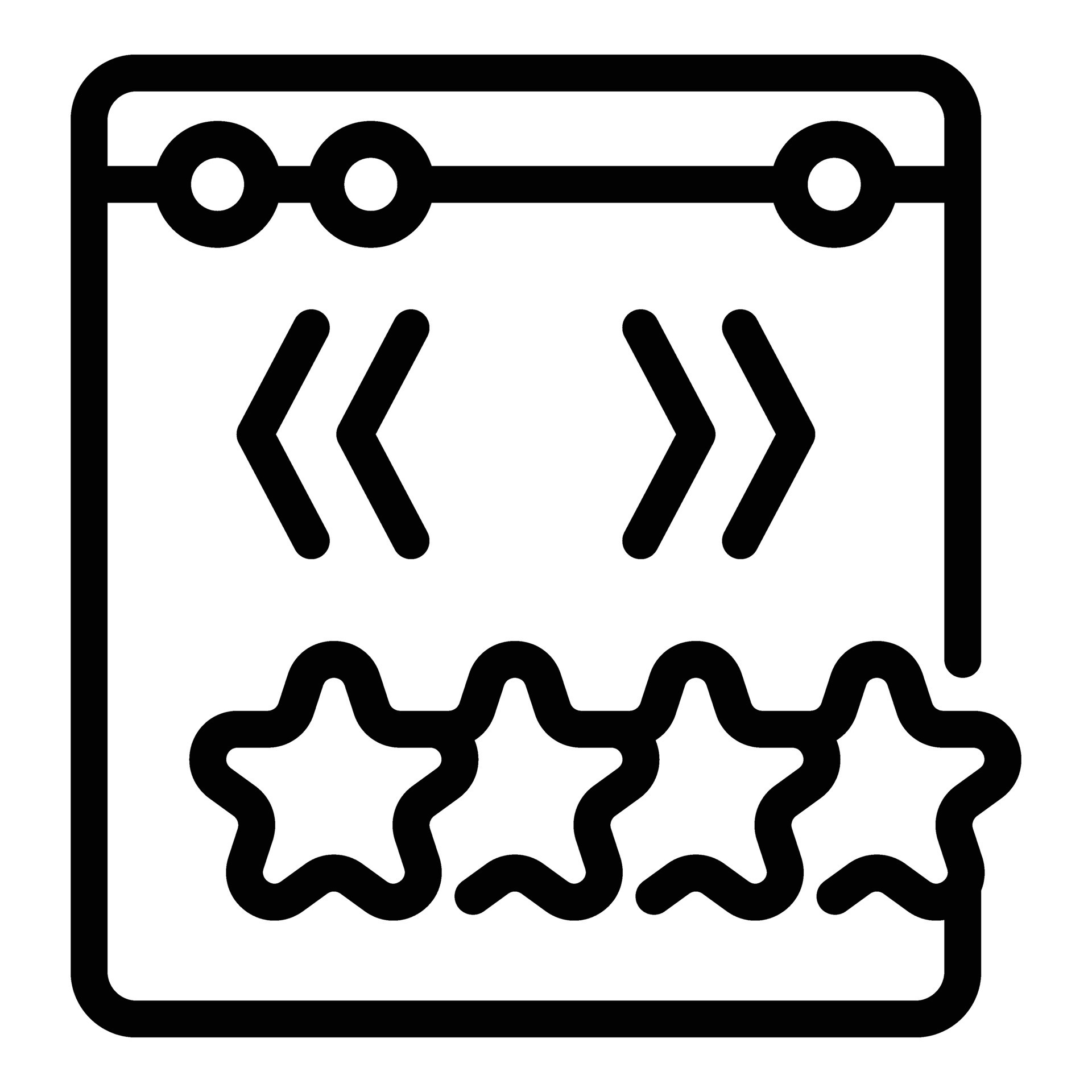 Software Quality Assurance Icon Outline Vector App Debugging System