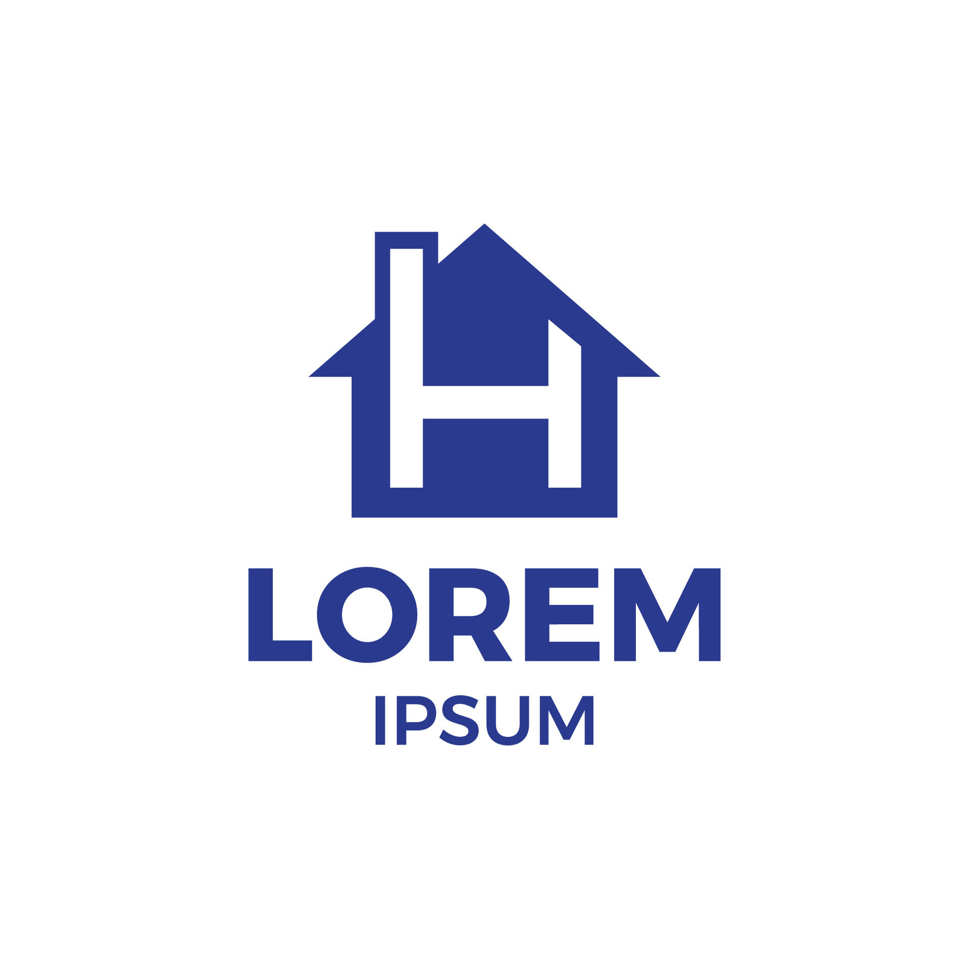 letter H House or home logo vector template 02 35533961 Vector Art at ...