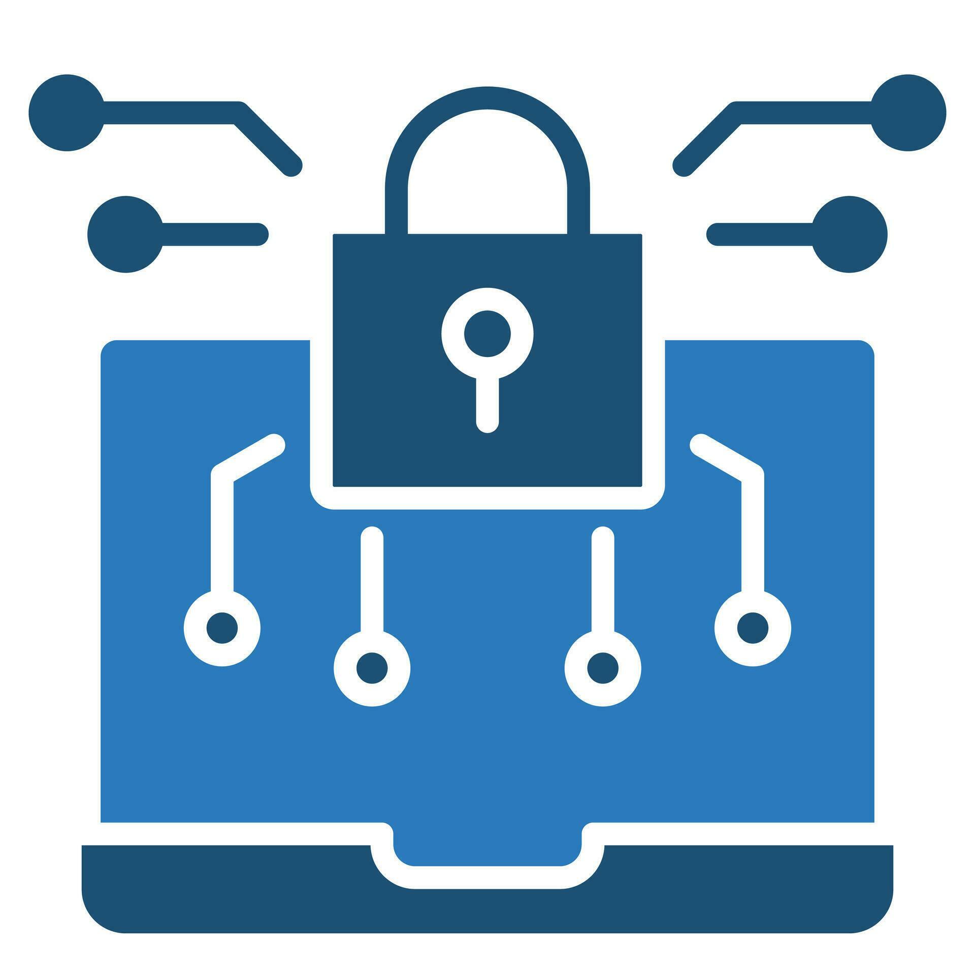 Data Encryption Icon Line Vector Illustration 35535712 Vector Art At Vecteezy