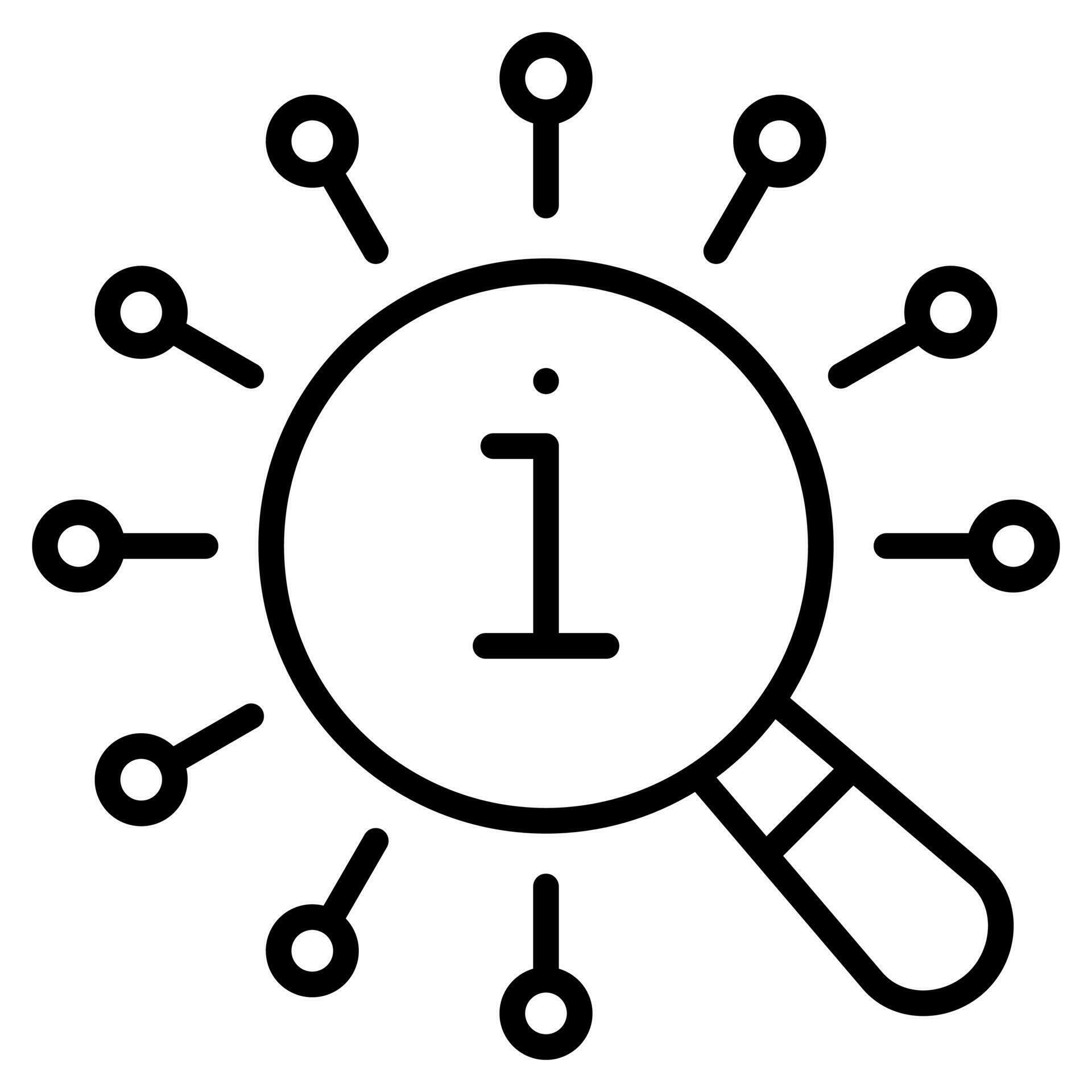 Information Retrieval Icon Line Vector Illustration 35535793 Vector Art At Vecteezy