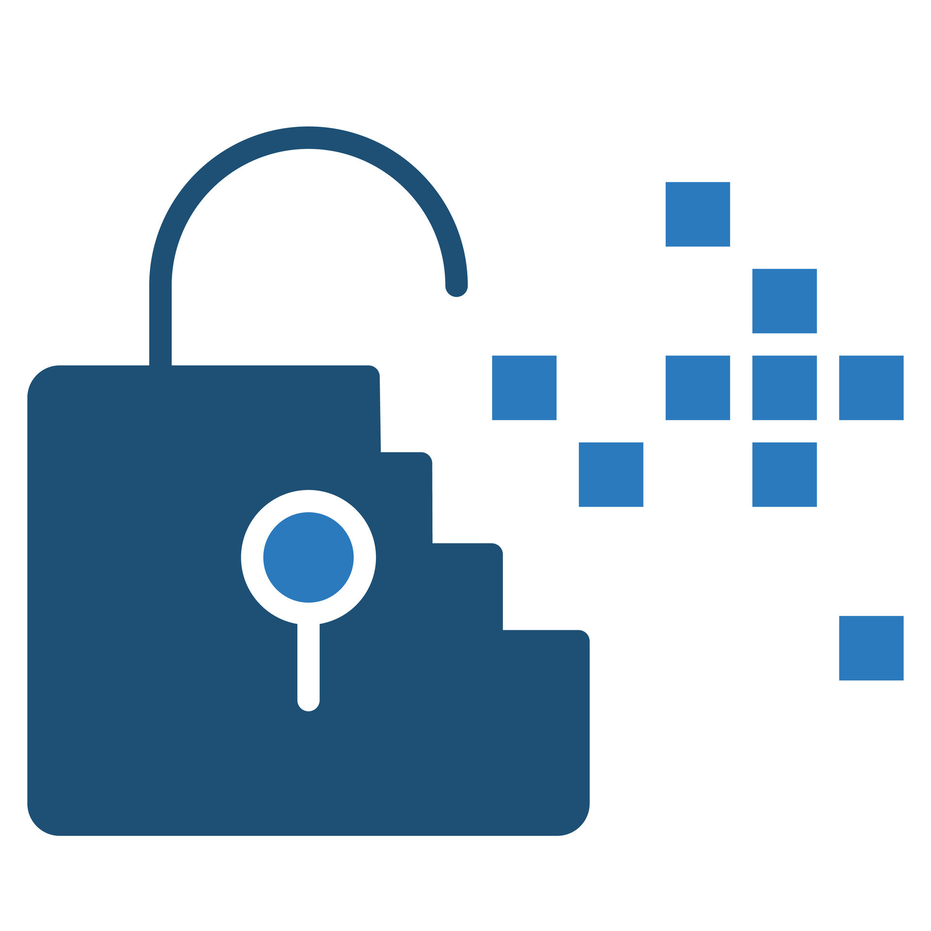 Digital Security Icon Line Vector Illustration 35535811 Vector Art At