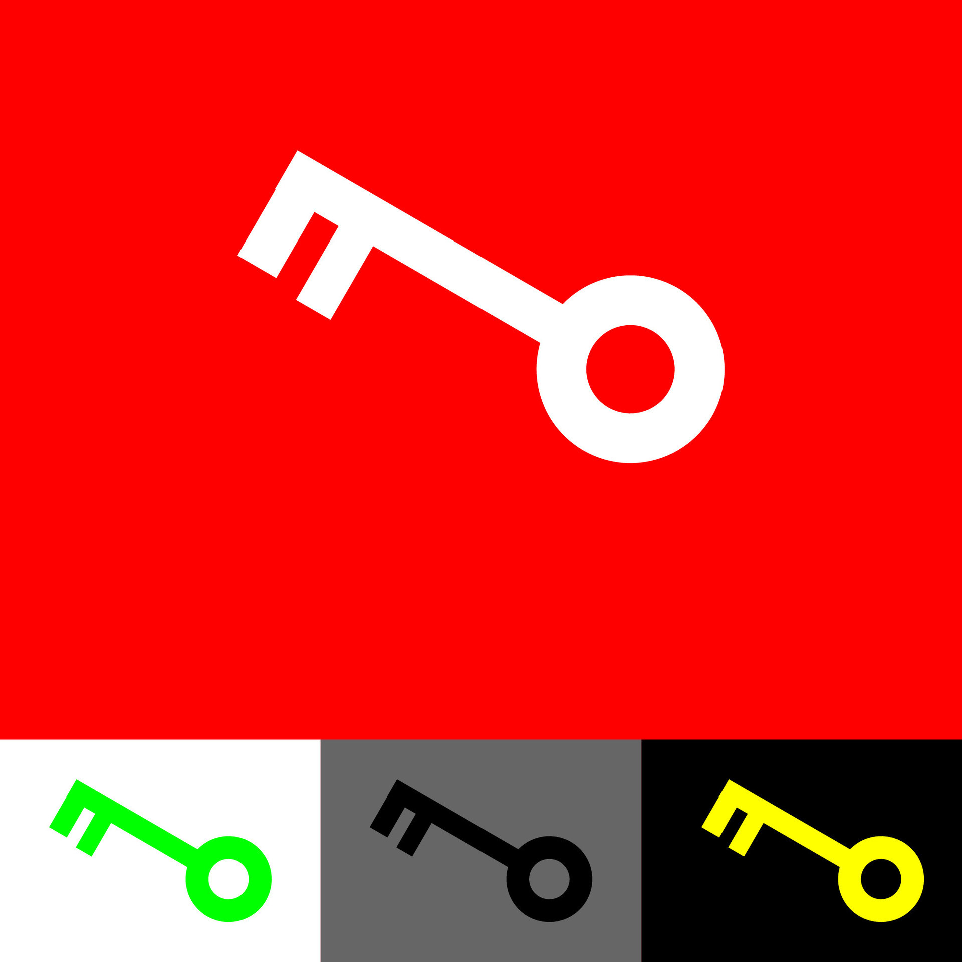 Simple Flat Black Silhouette Of A House Key Isolated With Variation simple-flat-black-silhouette-of-a-house-key-isolated-with-variation