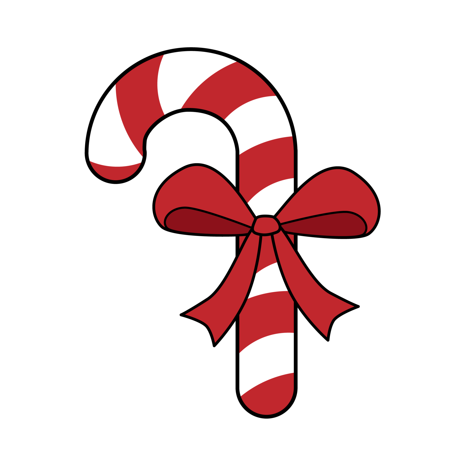 Candy cane Christmas Clipart 35545090 PNG