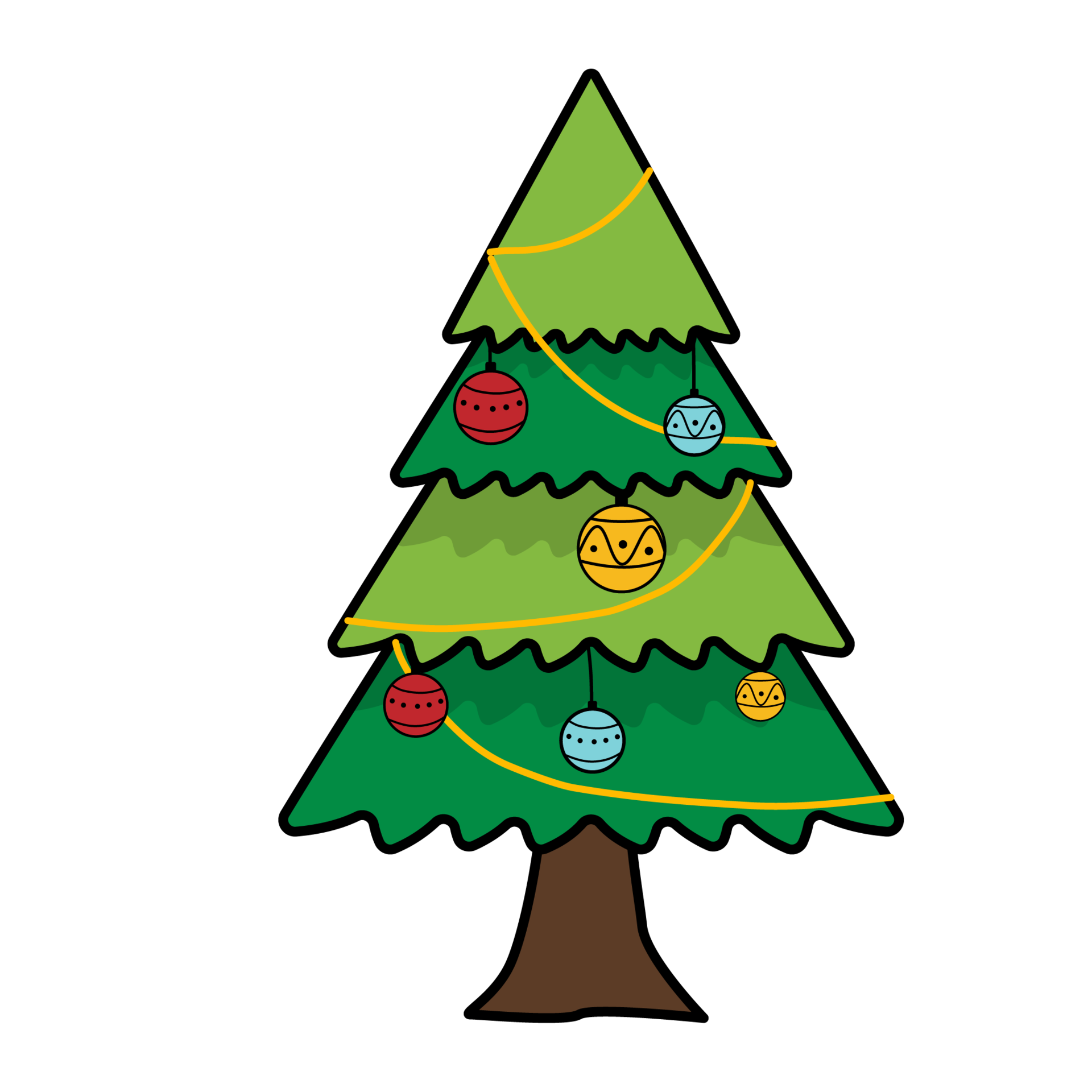 Christmas Tree Clipart 35545091 Png