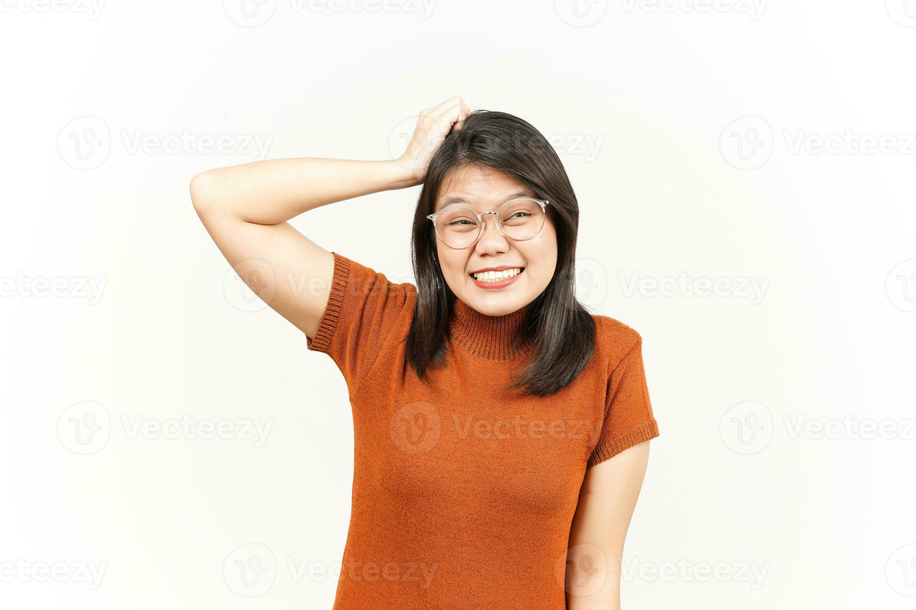 Forget Something Gesture Of Beautiful Asian Woman Isolated On White ...
