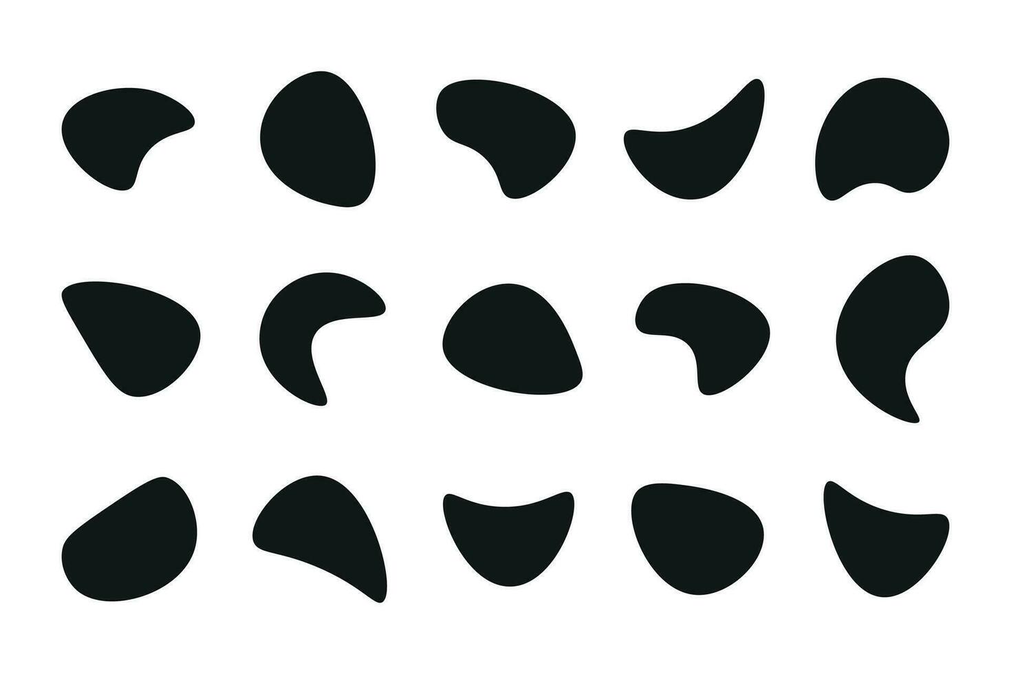 Random blob shapes. Organic blobs set. Rounded abstract organic shape ... Random blob shapes. Organic blobs set. Rounded abstract organic shape ...