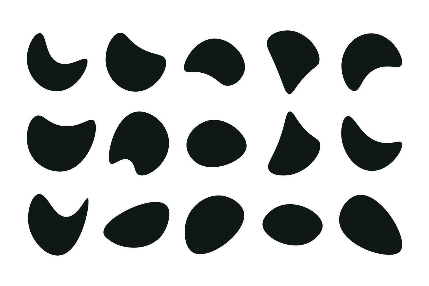 Random blob shapes. Organic blobs set. Rounded abstract organic shape ... Random blob shapes. Organic blobs set. Rounded abstract organic shape ...