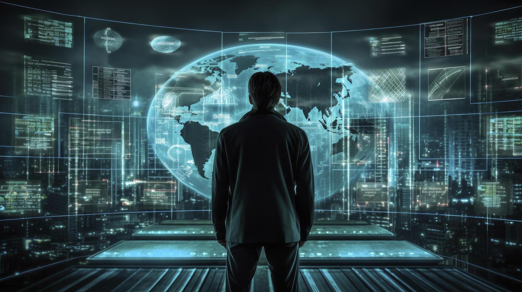 Ai Generated Guardian Of The Digital World Confronting Cyber Threats
