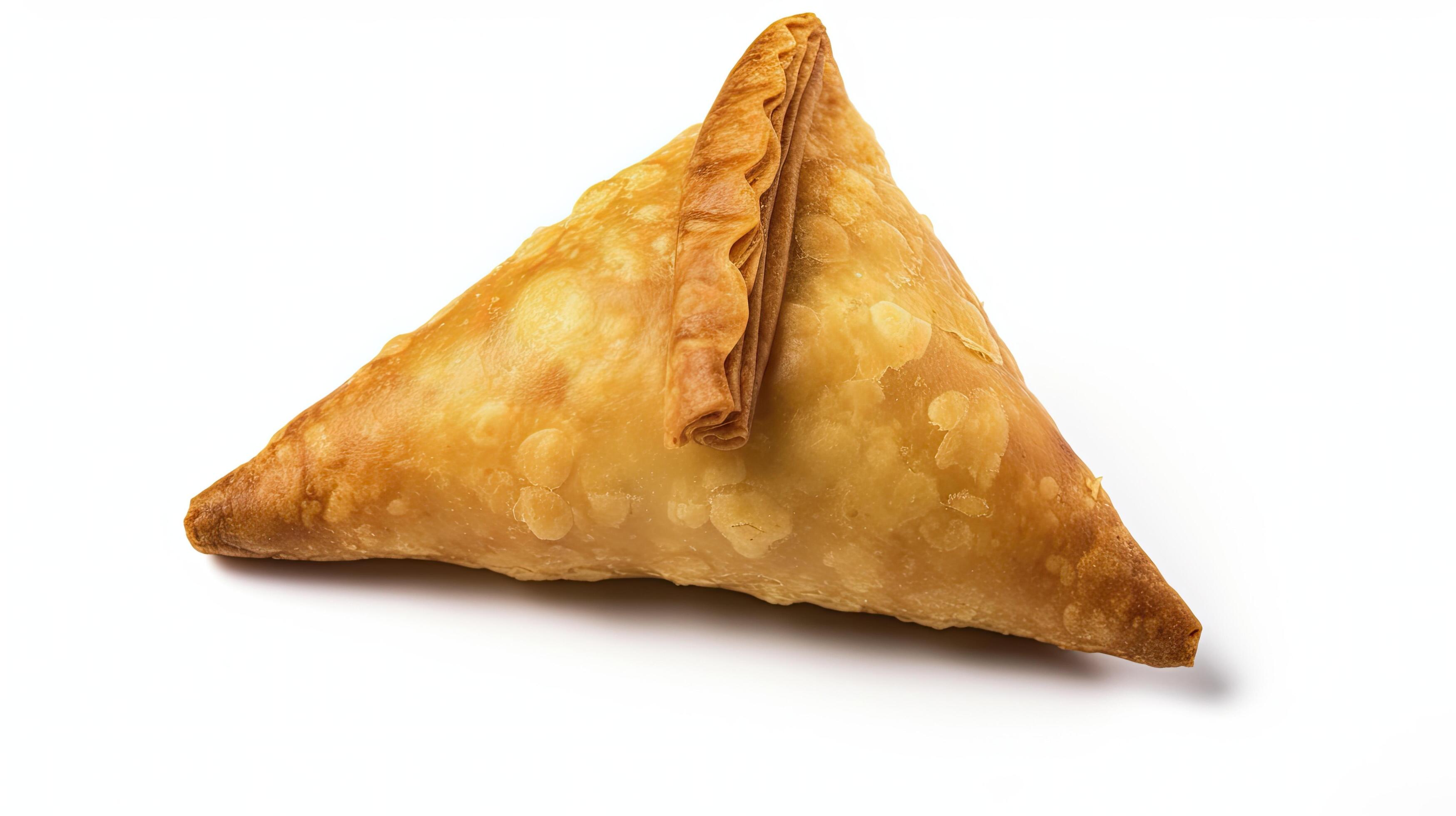 AI generated Tasty samosa isolated on white background. AI Generated ...