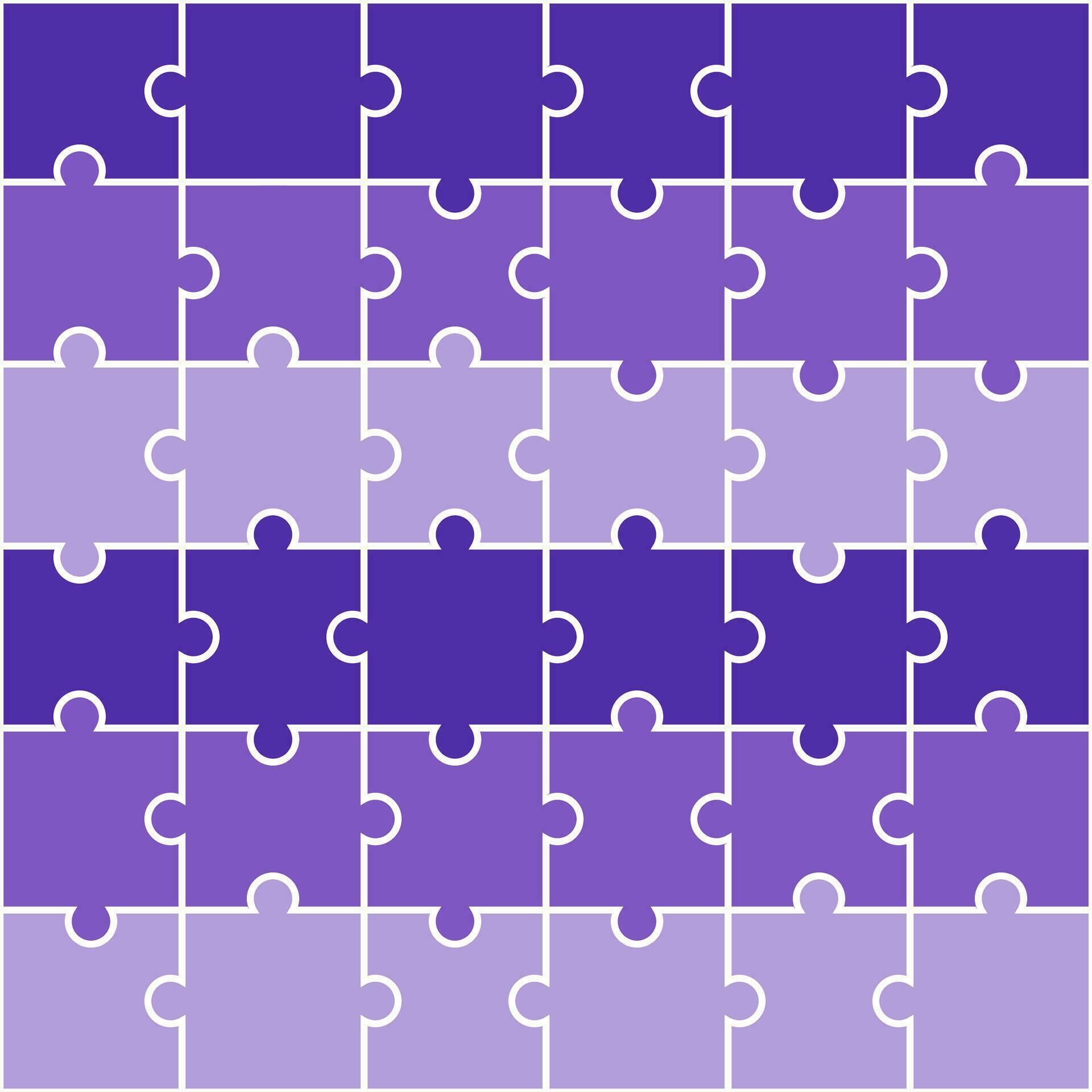 Purple Shade Jigsaw Pattern Jigsaw Line Pattern Jigsaw Seamless Pattern Decorative Elements
