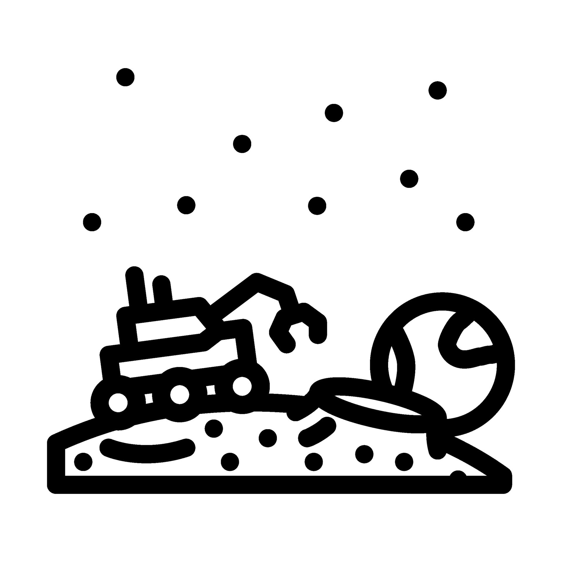 lunar exploration space exploration line icon vector illustration ... lunar exploration space exploration line icon vector illustration ...