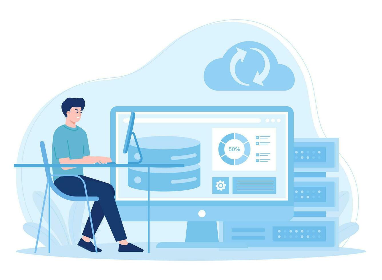 hosting technology server maintenance services, database storage ...