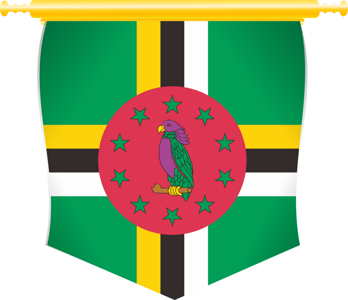 Dominica Country Flag 35567530 Png