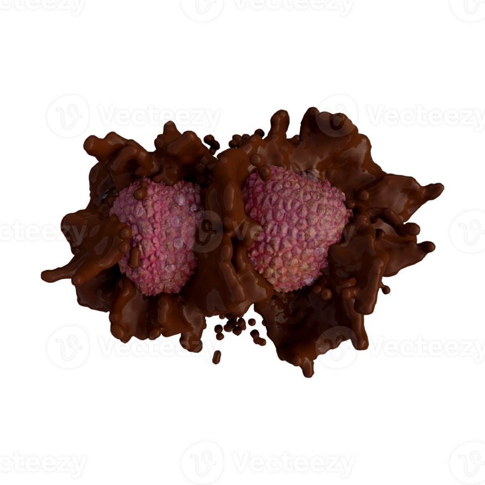 Realistic 3d Render Of Lychee Fruit Best For Commercial And Design
