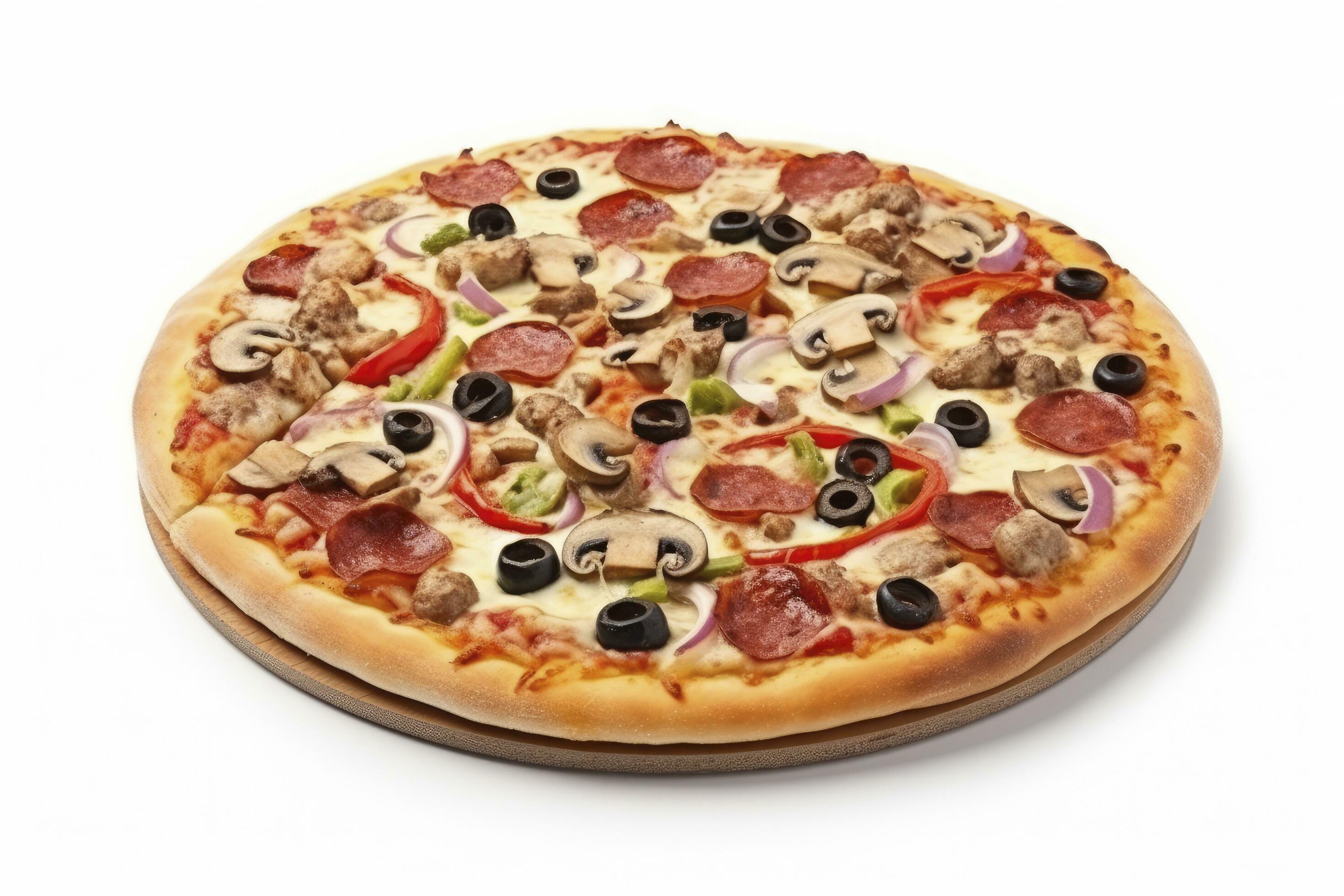 AI generated Pizza isolated on white background. AI Generated 35569721 ... AI generated Pizza isolated on white background. AI Generated 35569721 ...