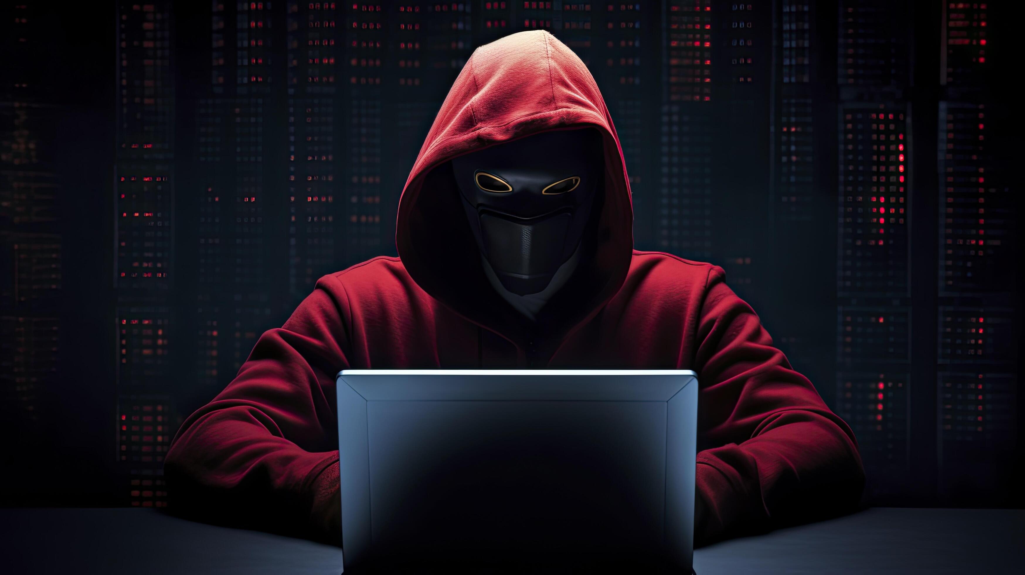 Ai Generated Binary Intrigue Anonymous Robotic Hacker Concept Of