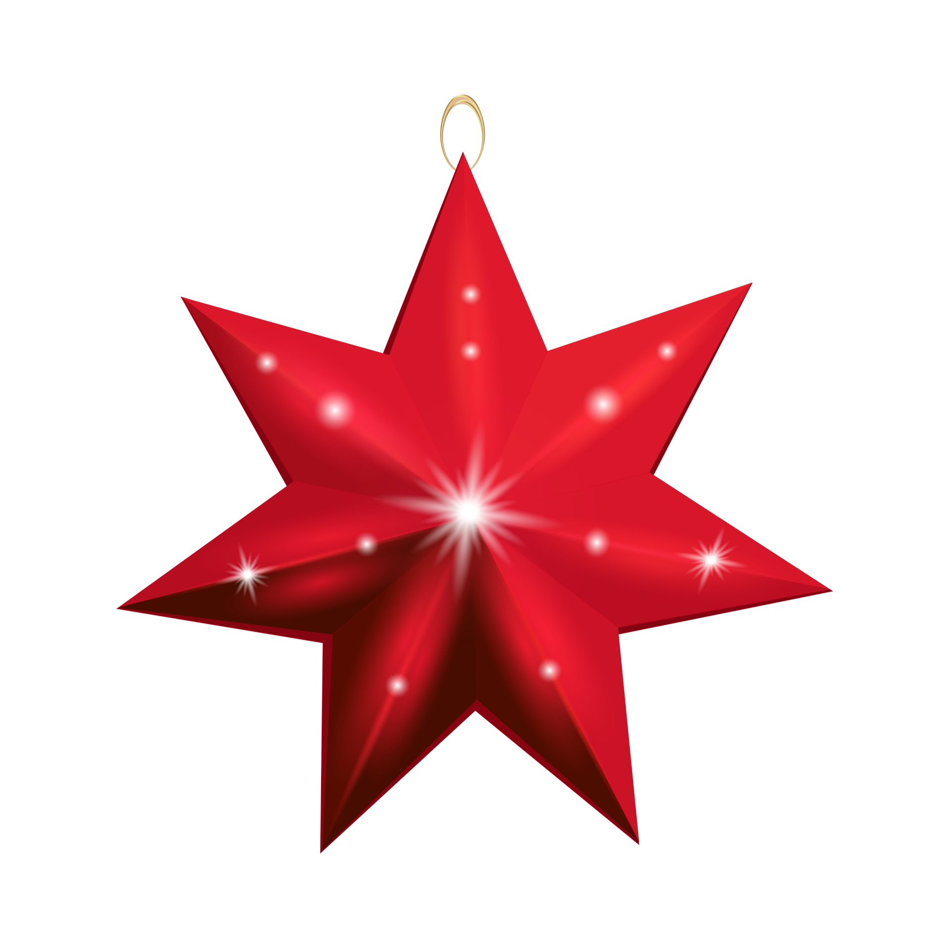 Christmas - Christmas Decorative Star On Transparent Background 35572591 PNG