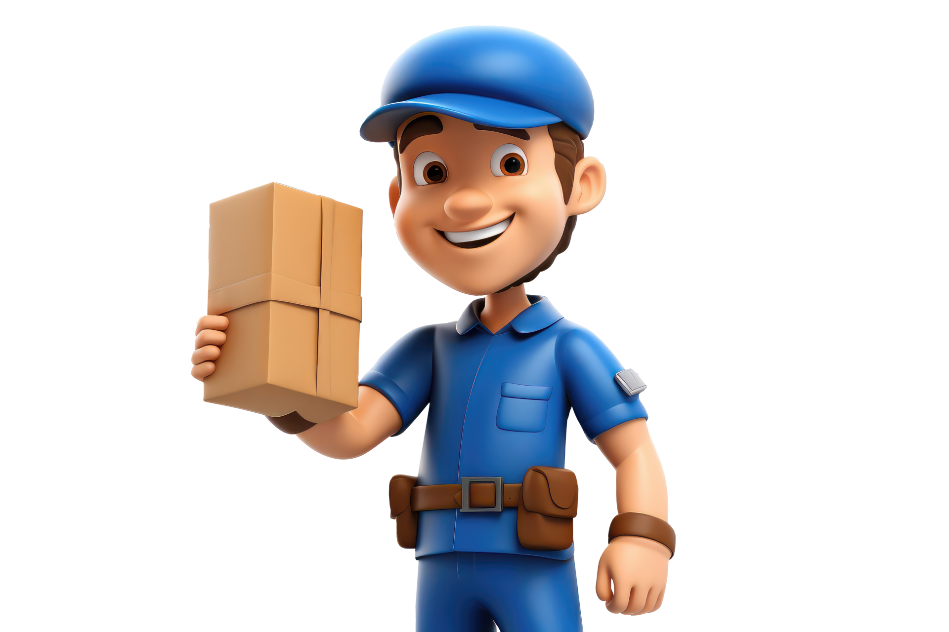 AI generated Delivery Man. Parcel delivery worker. Delivery concept ... AI generated Delivery Man. Parcel delivery worker. Delivery concept ...