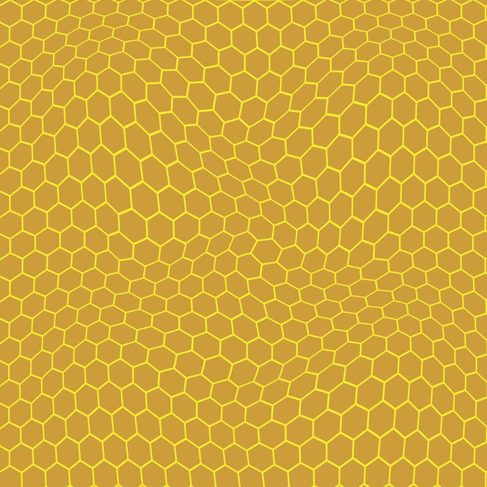 Simple Abstract Brown Color Geometric Dot Hexagon Honeycomb Distort
