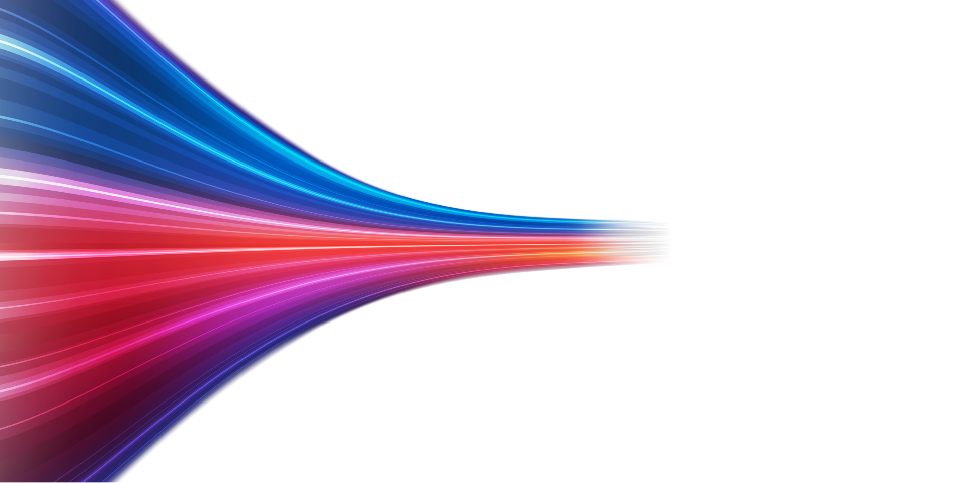 Modern abstract high-speed light effect. Abstract background with curved beams of light ...