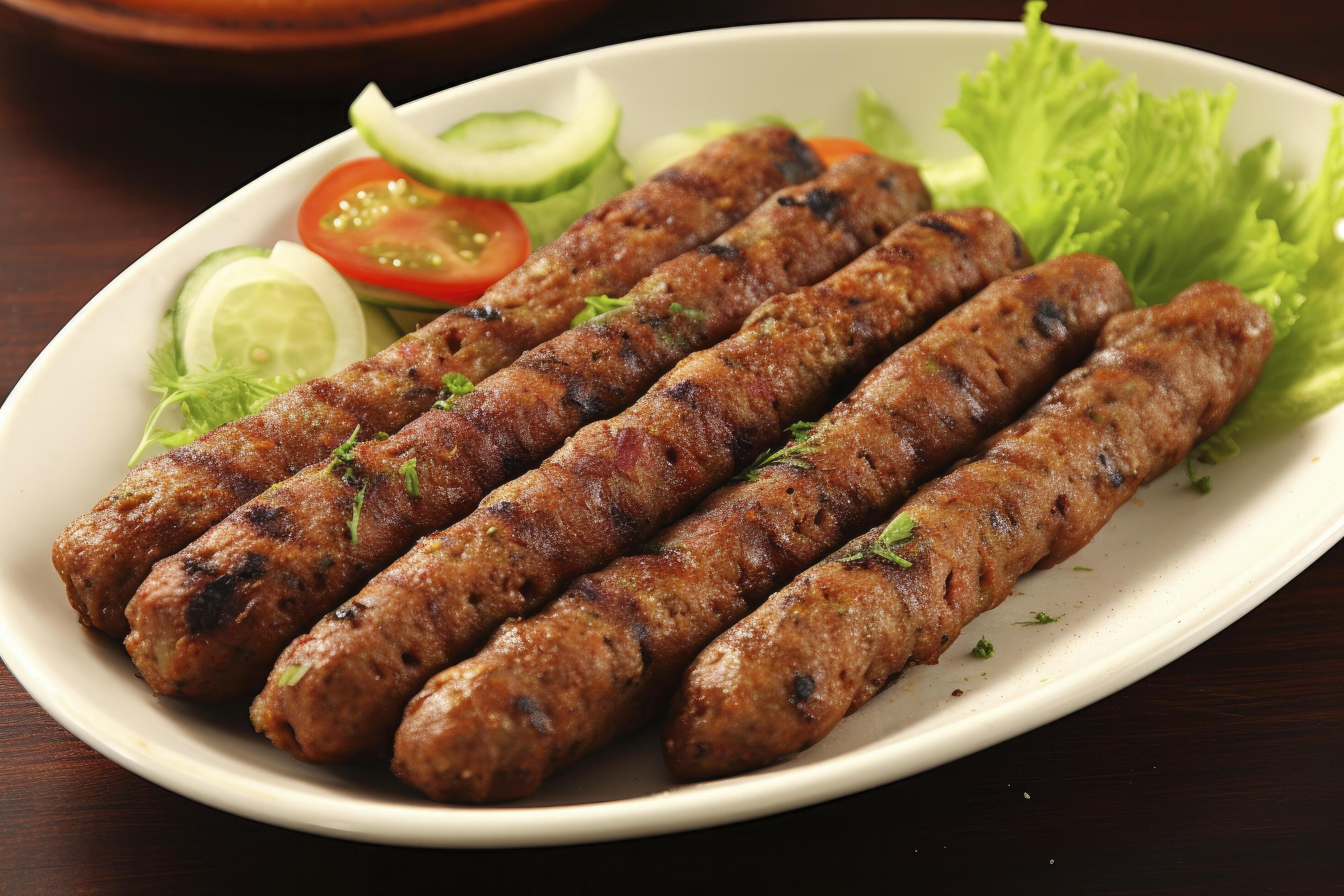 AI generated Tasty seekh kabab. AI Generated. 35575730 Stock Photo at ...