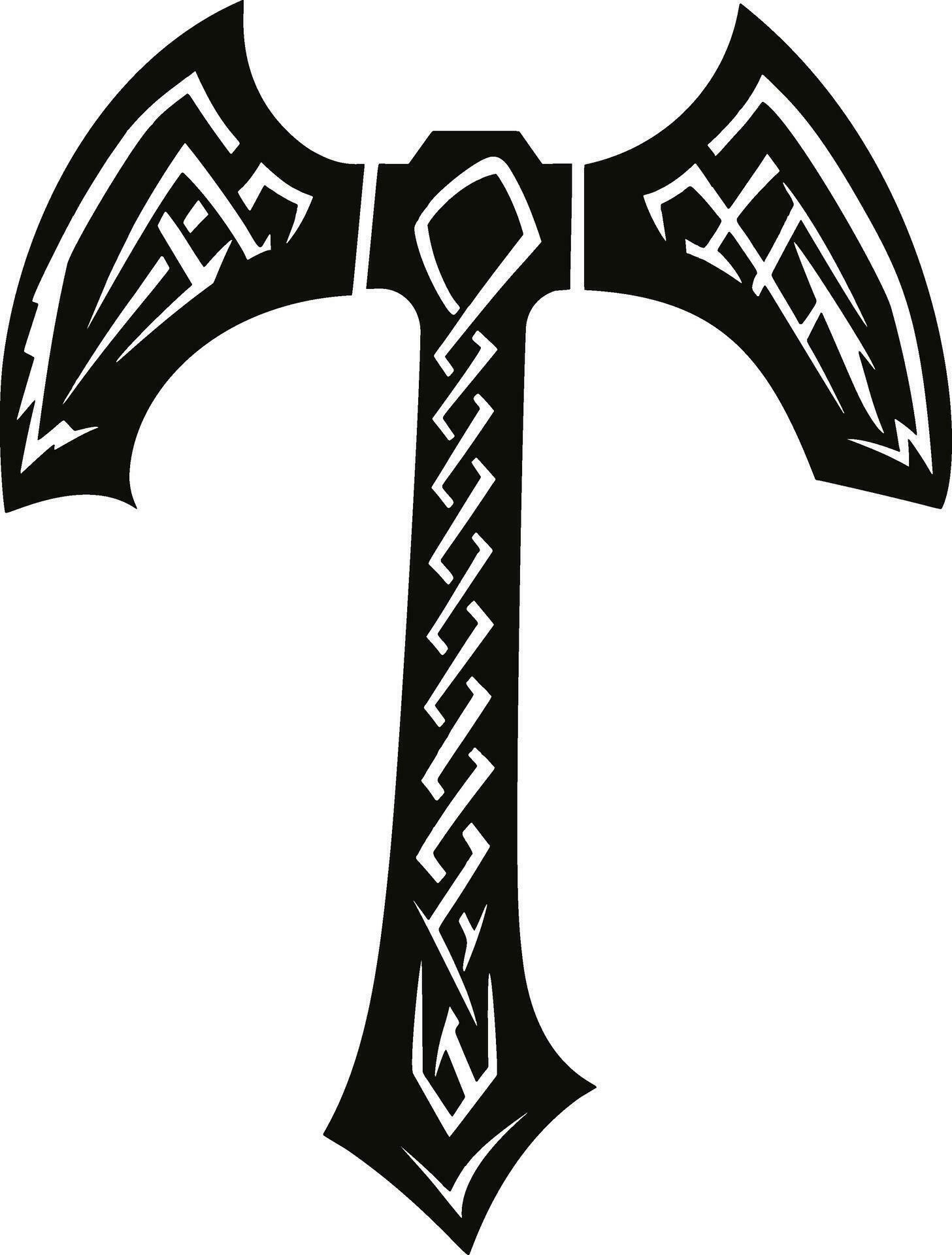 Viking Battle Axe Weapon Axe Viking Axe In Vector Ai Generated Illustration 35577222 Vector