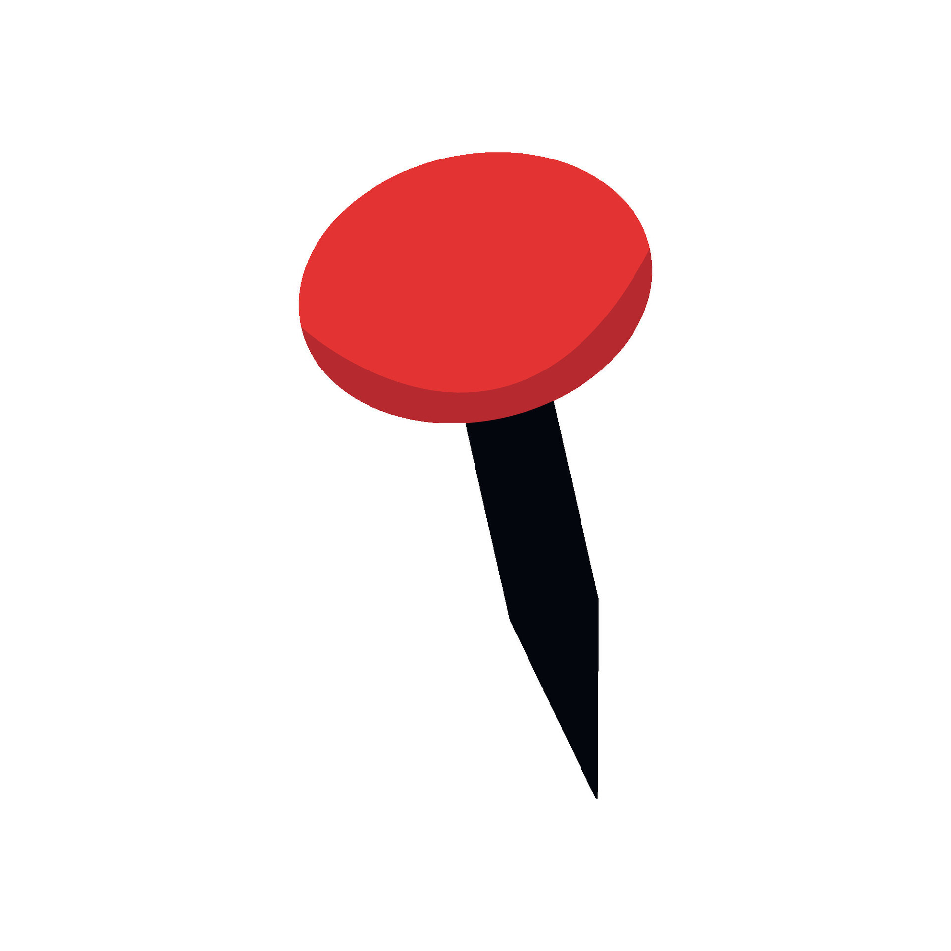 Vector illustration of a thumbtack 35582860 Vector Art at Vecteezy