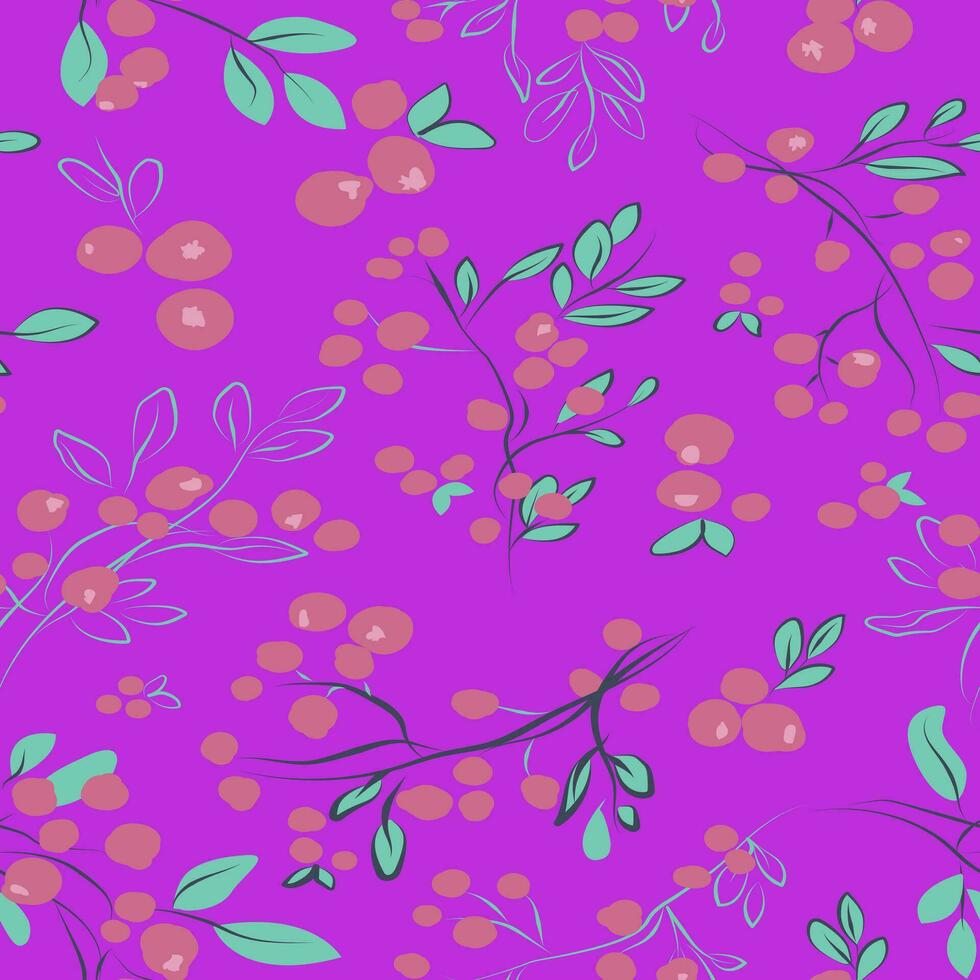 Floral Seamless vector illustration pattern background. Design for use ...