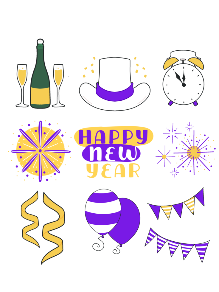 New Years Eve Clipart 35589040 Png 1653