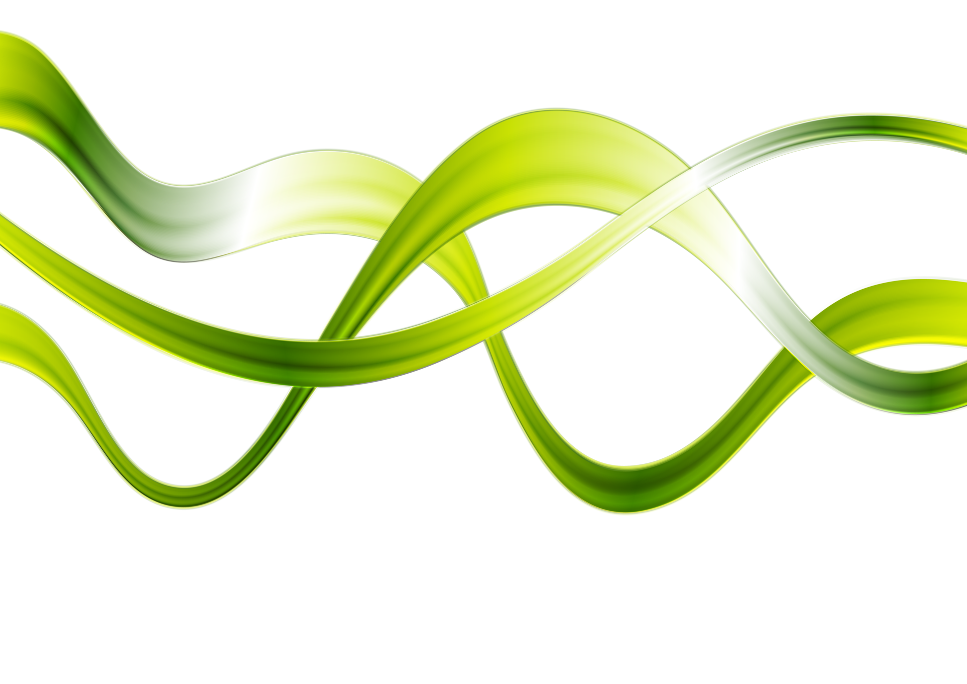 Bright glossy green waves 35590979 PNG