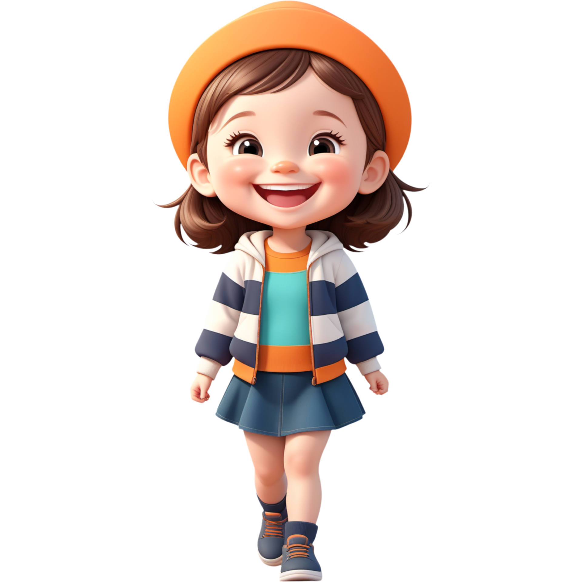 AI generated Cute happy smiling child. AI Generative 35593764 PNG