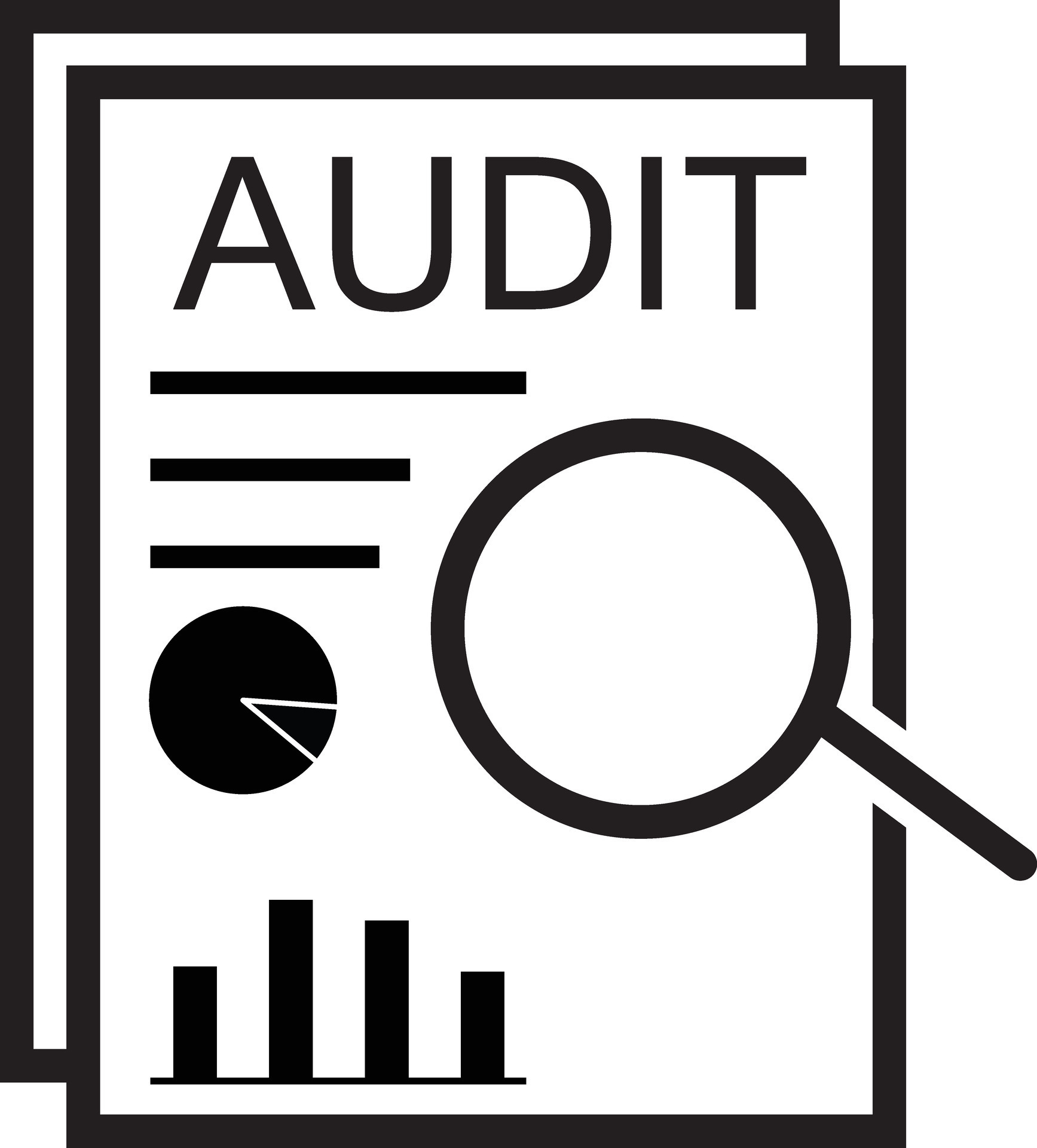 Audit icon. Auditor report sign. Accounting and bookkeeping symbol ... Audit icon. Auditor report sign. Accounting and bookkeeping symbol ...