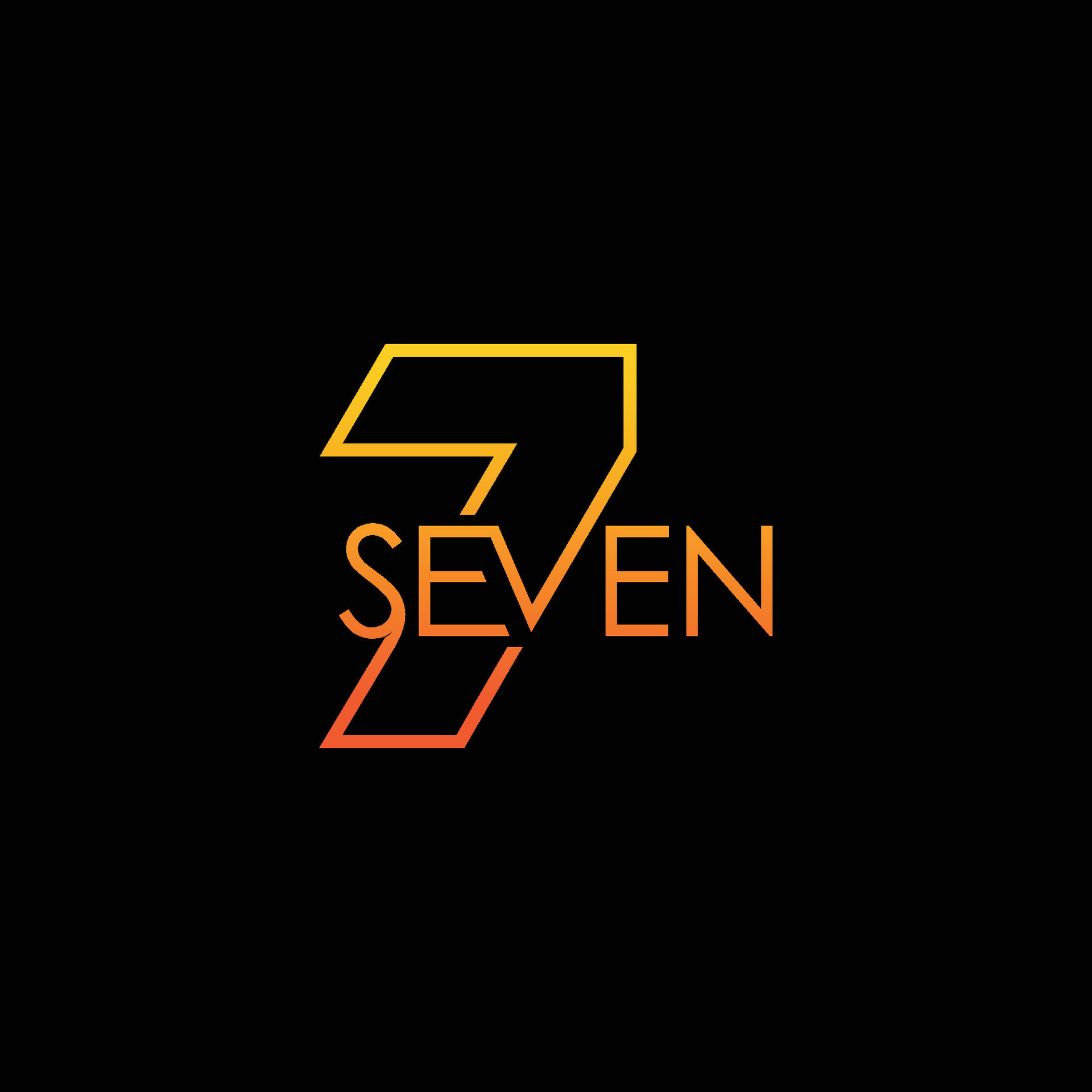 Number Seven Logo Design Template 35608560 Vector Art at Vecteezy