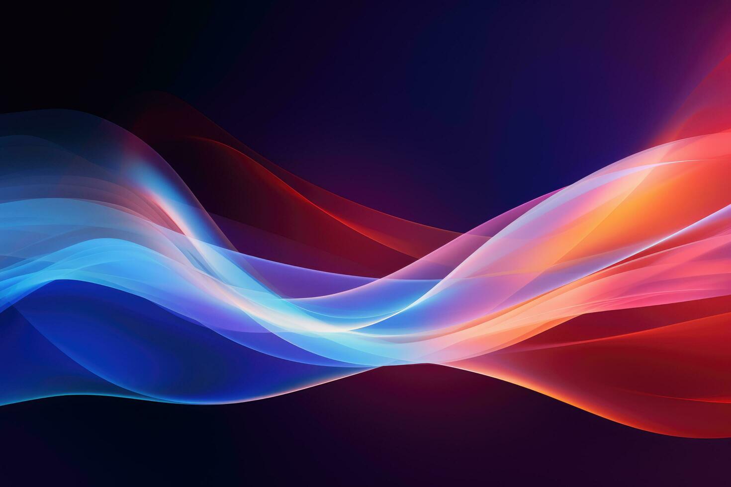 AI generated Abstract modern gradient abstract waves background with . Minimal style dynamic ...