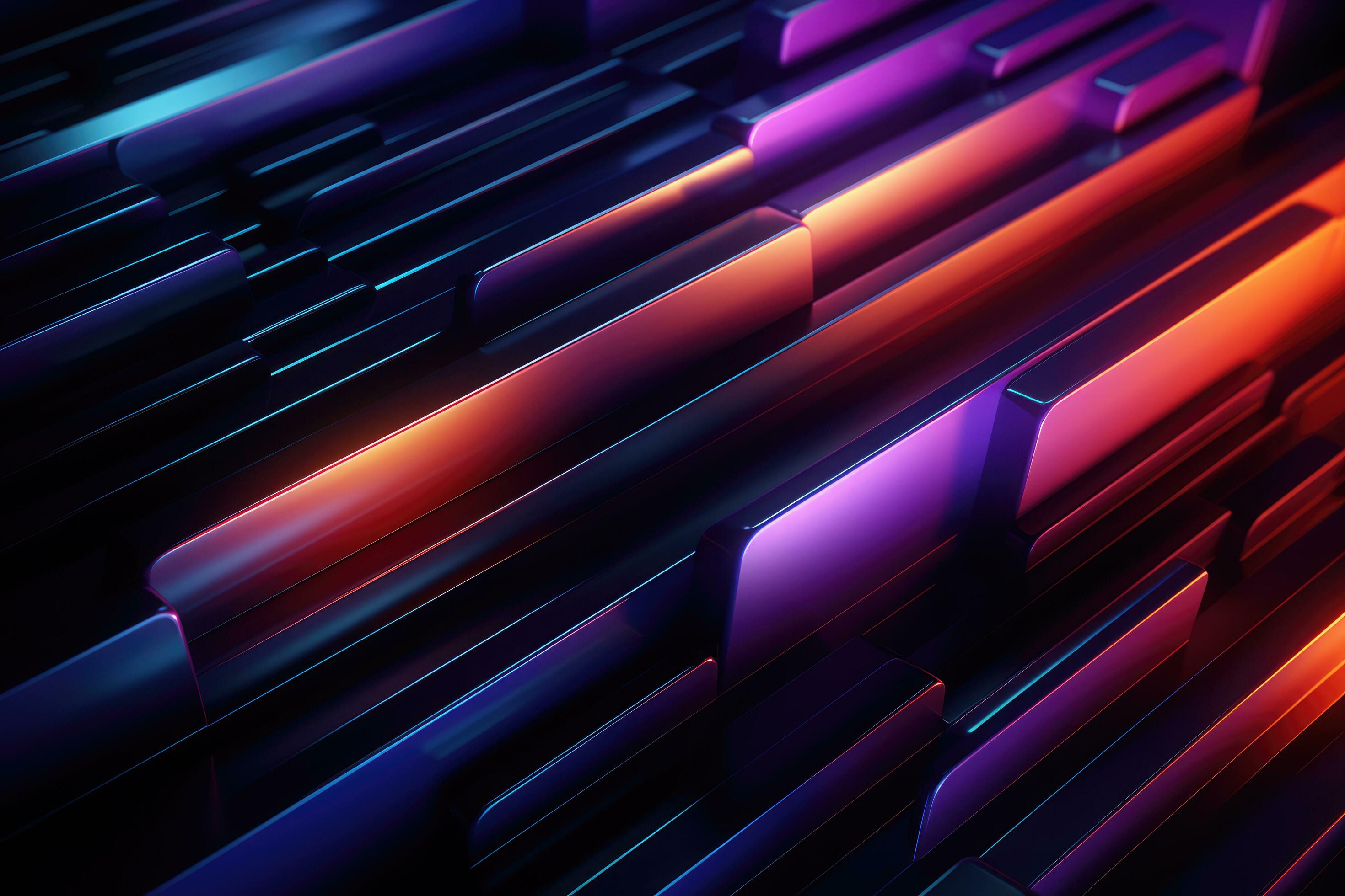 Ai Generated Abstract Modern Gradient Abstract Waves Background With Minimal Style Dynamic