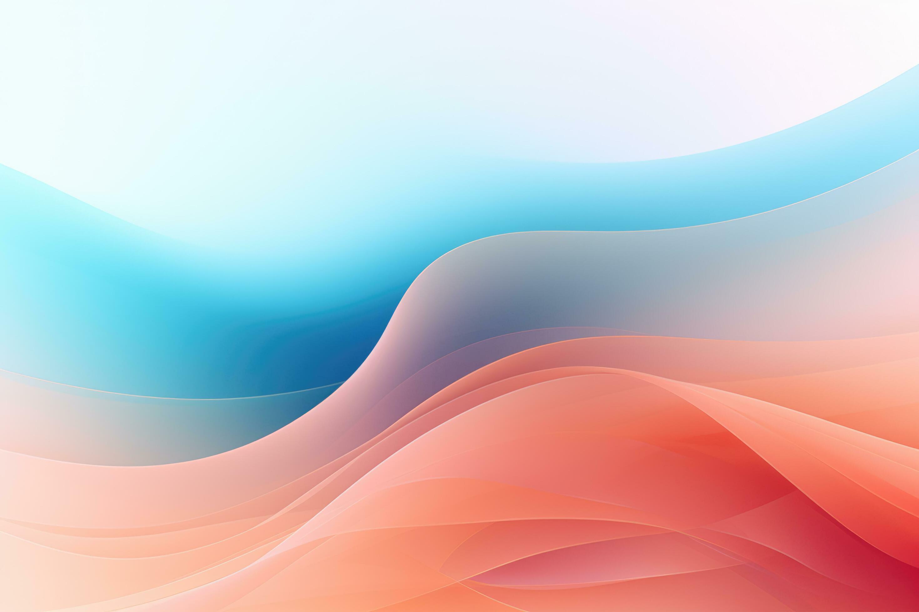 Ai Generated Abstract Modern Gradient Abstract Waves Background With Minimal Style Dynamic
