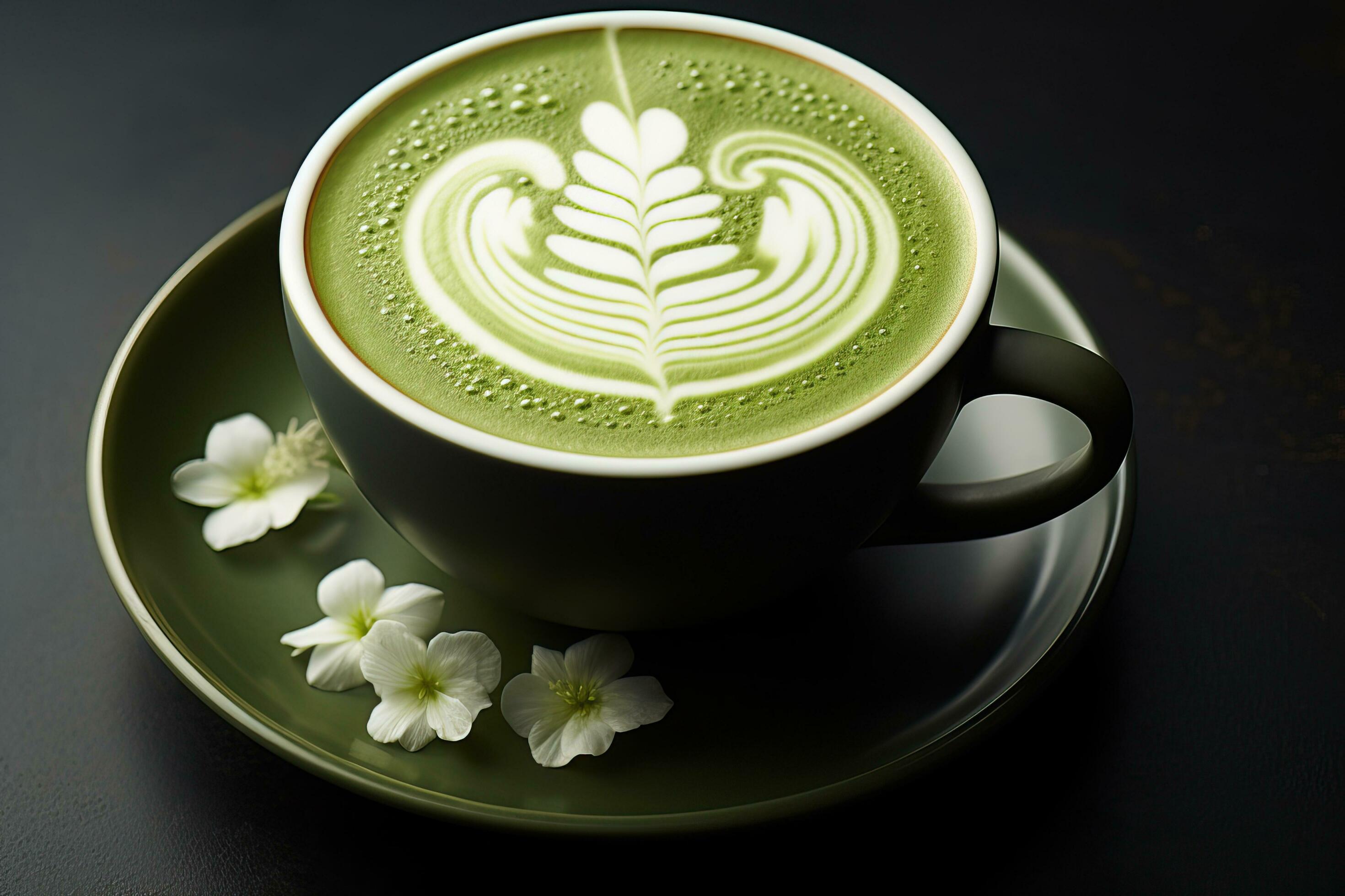 AI generated Matcha latte, japan green tea 35616372 Stock Photo at Vecteezy