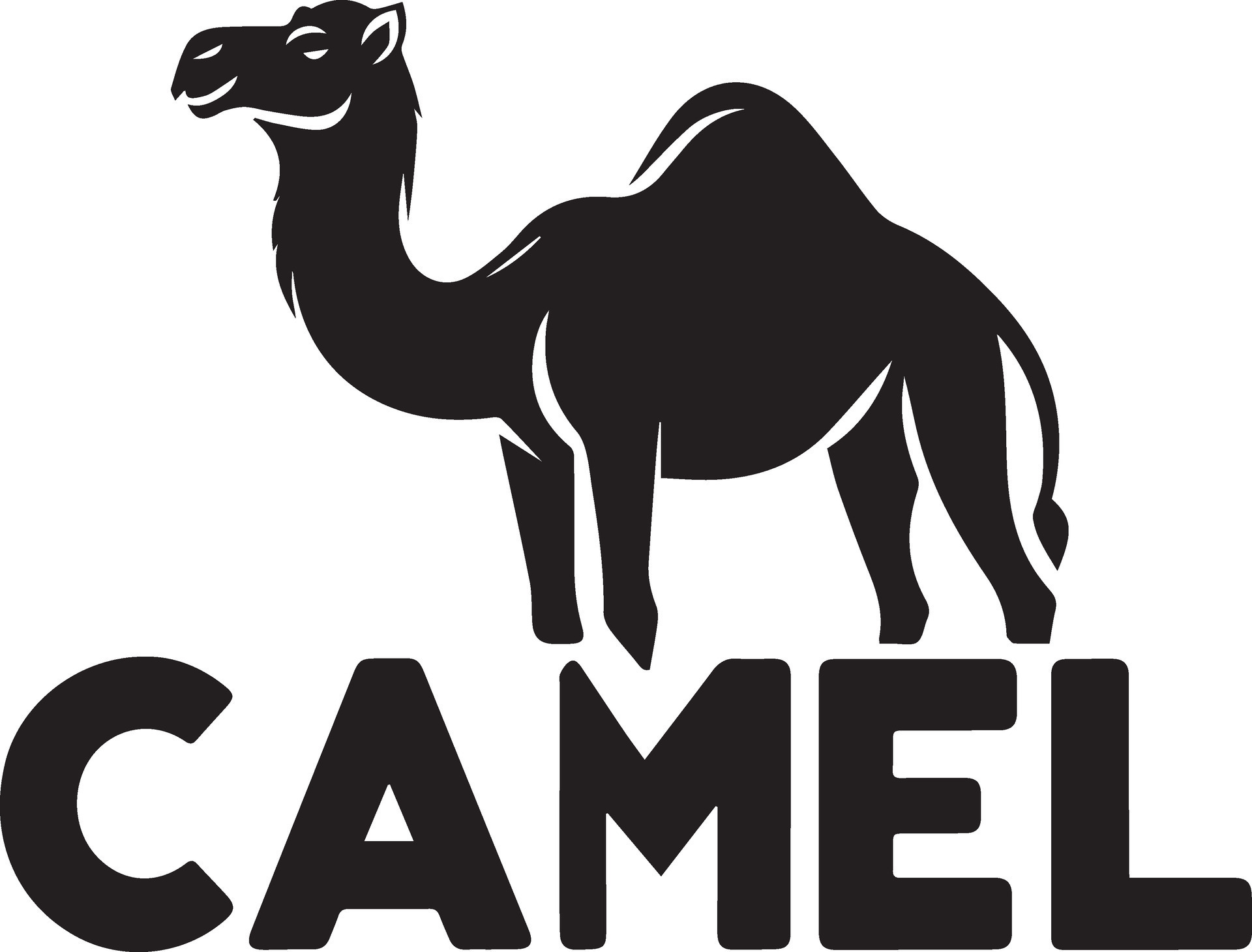 Camel Logo vector art illustration, Camel Logo concept, Camel Animal ...