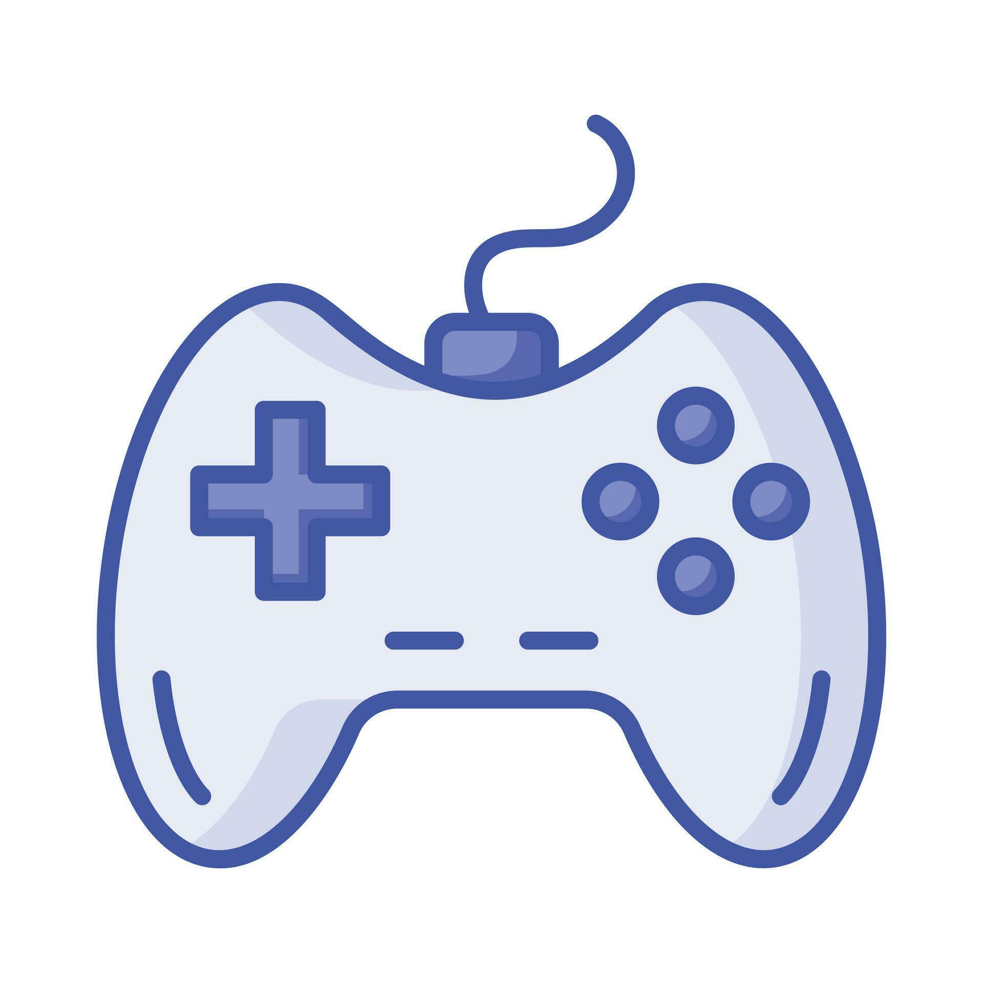 Game console or game controller, computer gaming, gamepad vector, icon ...