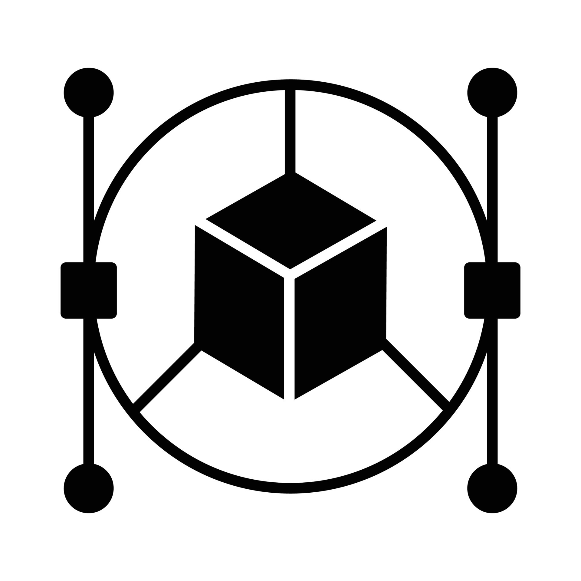 3d modeling vector design, ready to use icon isolated on white ...