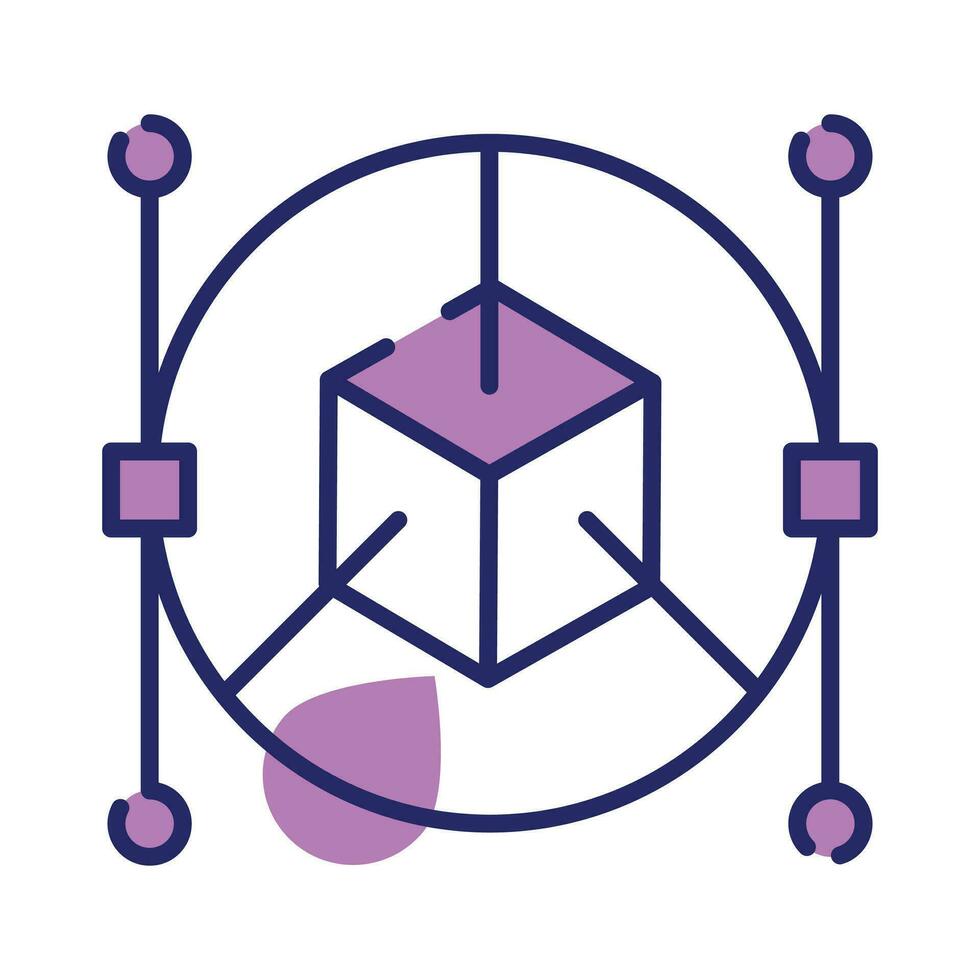 3d modeling vector design, ready to use icon isolated on white ...