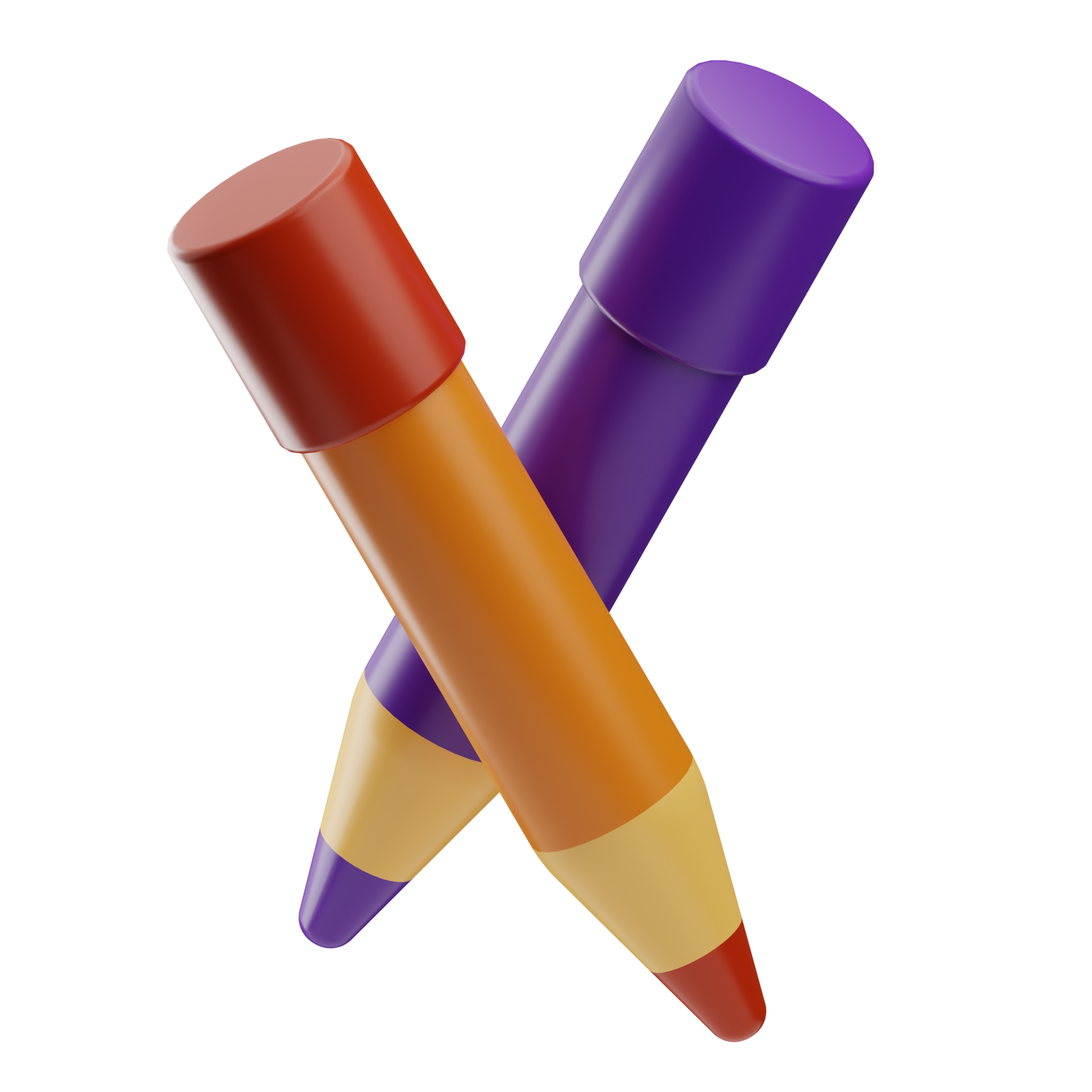 General Art Object Colored Pencils 3D Illustration 35640480 PNG