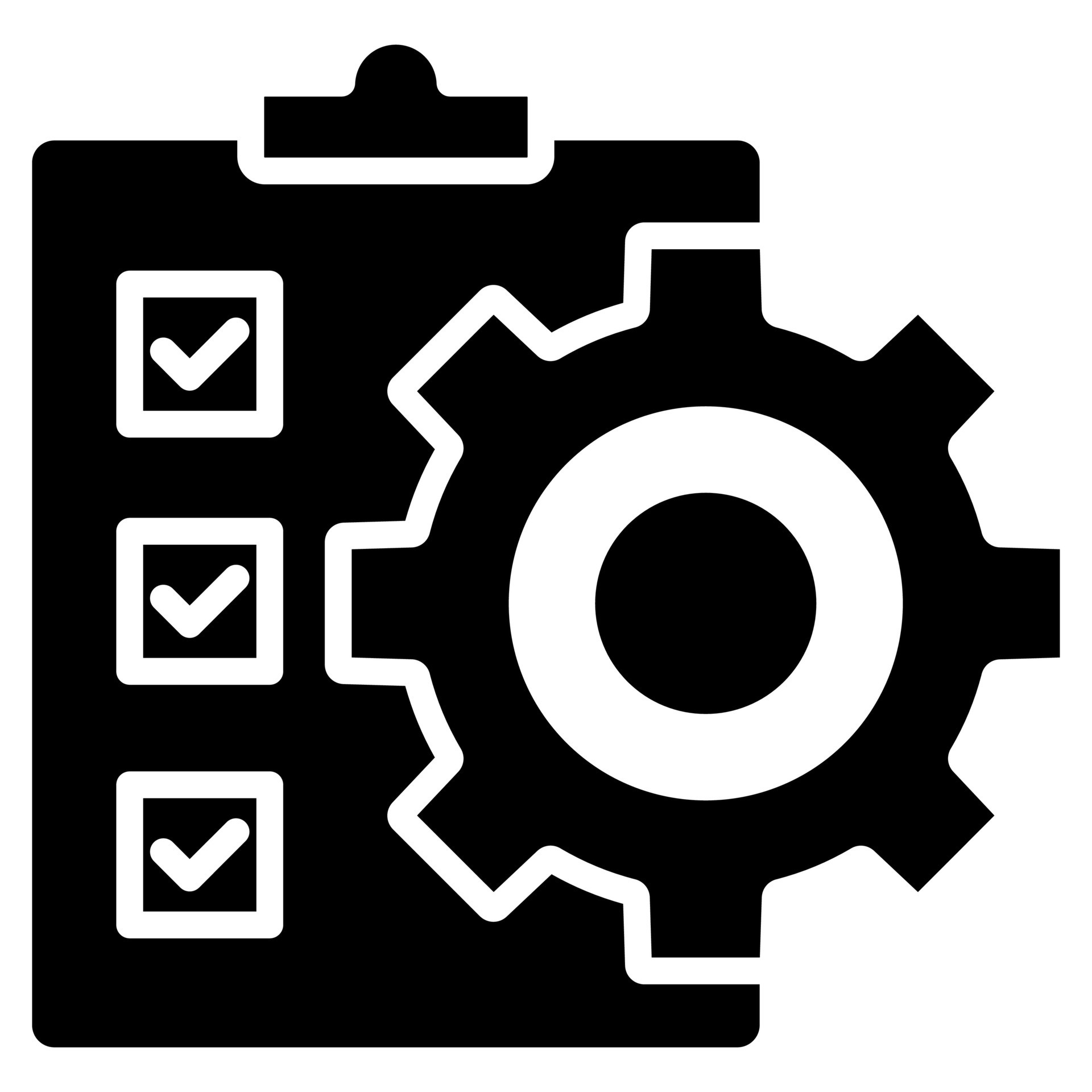 Task Scheduling Icon line vector illustration 35641985 Vector Art at ...