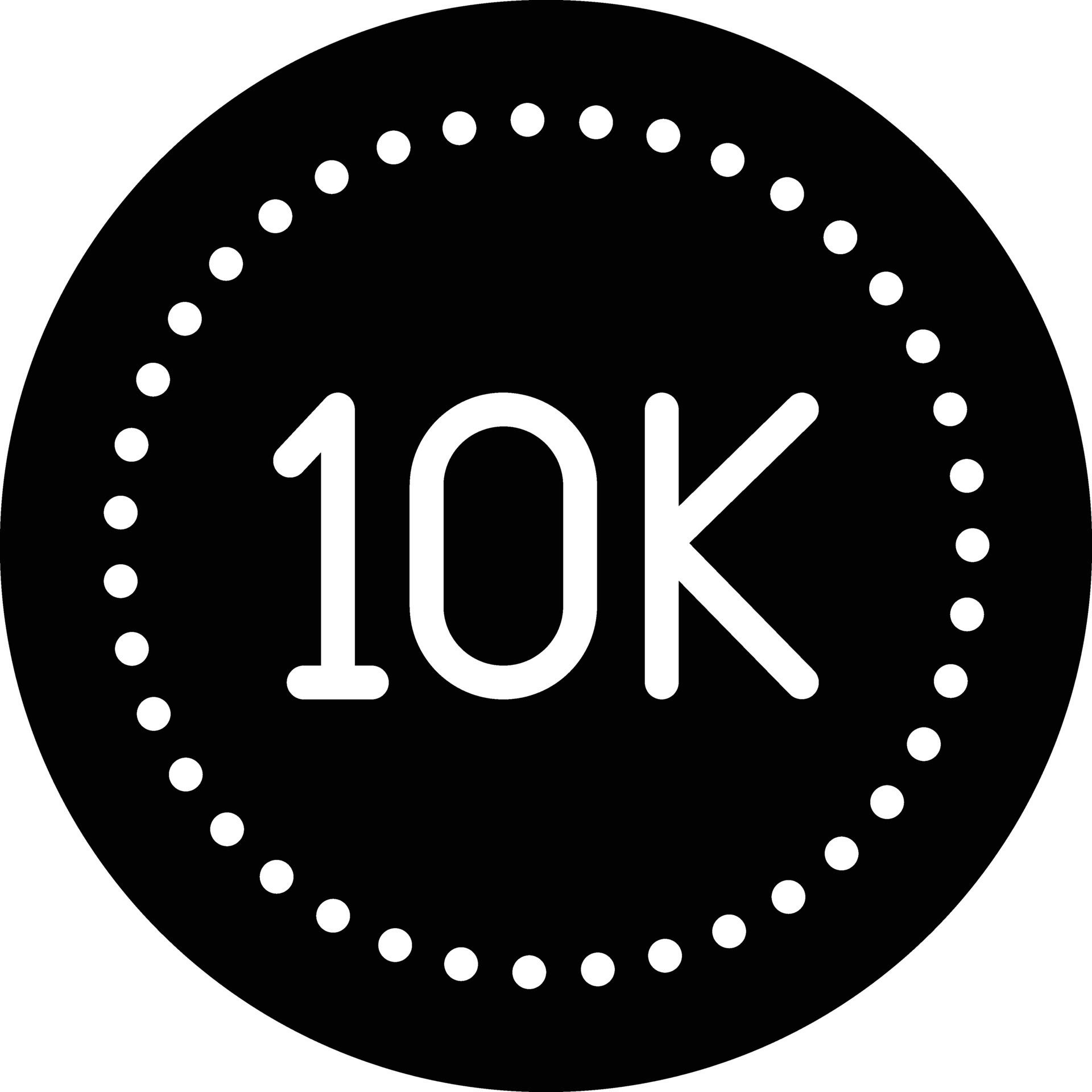 Solid icon for thousands 35643996 Vector Art at Vecteezy