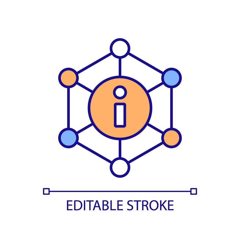 2d Customizable Efficiency Icon Representing Health Interoperability Resources Isolated Vector