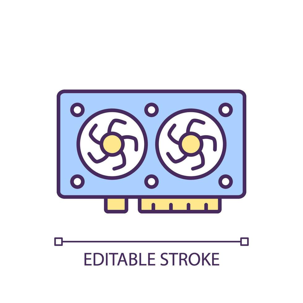 2d Editable Tech Advancements Icon Representing Mooc Isolated Vector