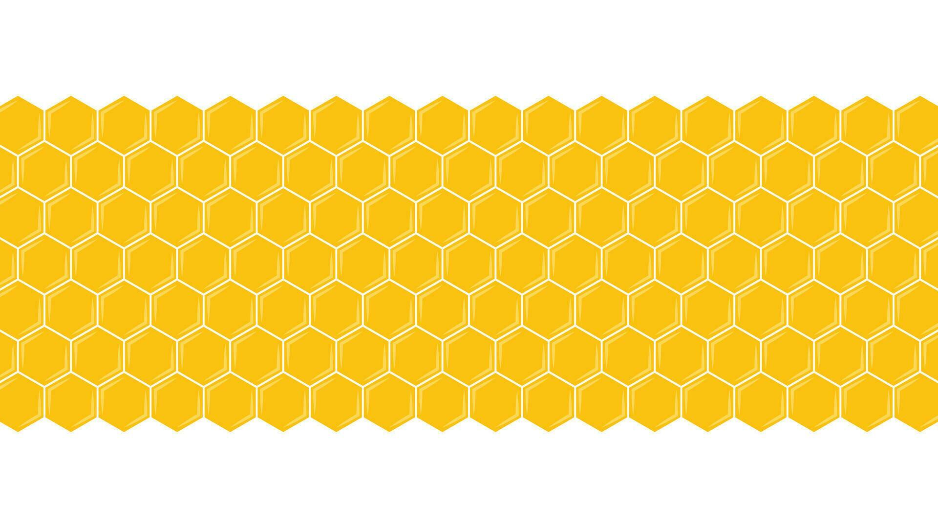 Bee comb pattern vector. Bee comb pattern wallpaper. free space for ...