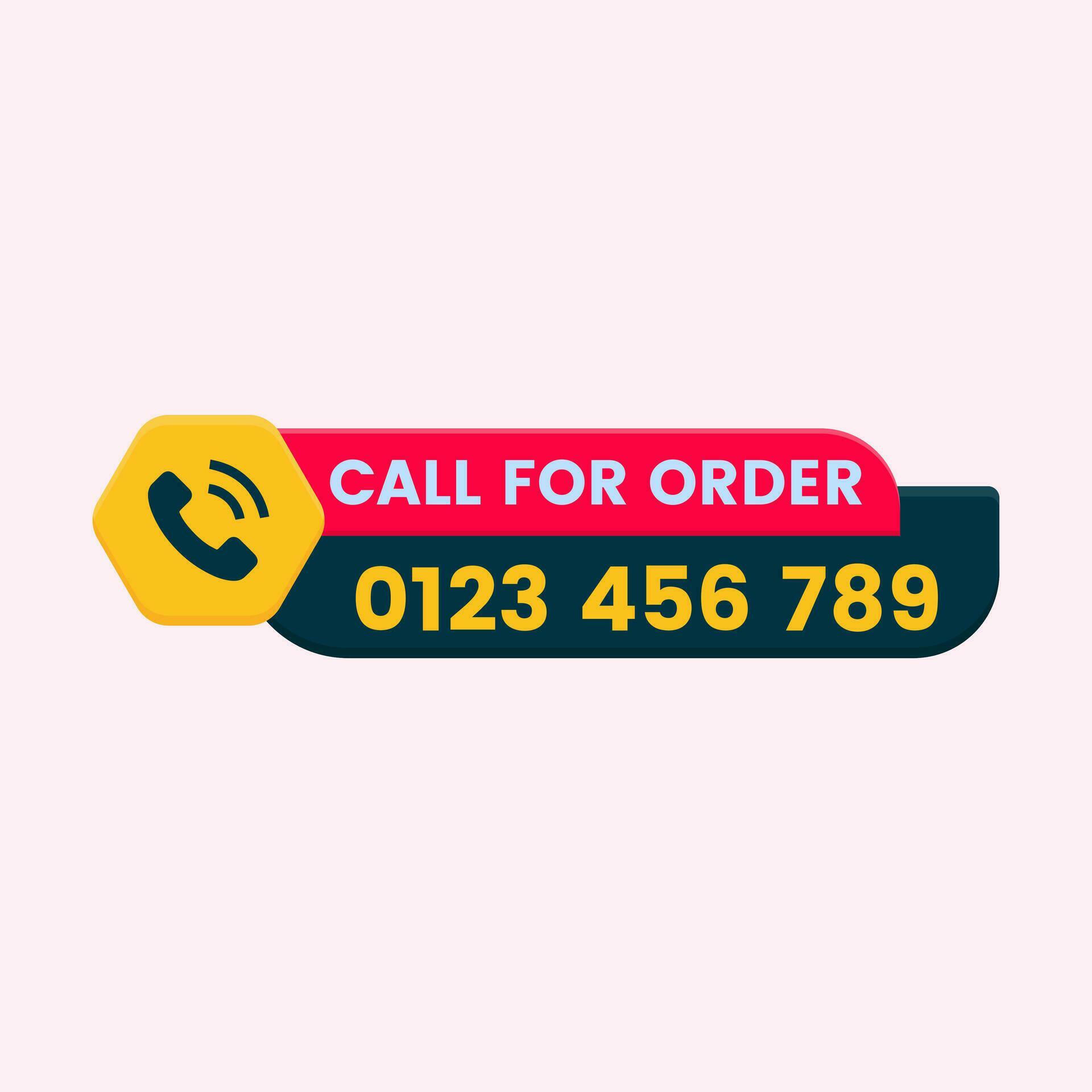 call for order button with call icon 35660040 Vector Art at Vecteezy