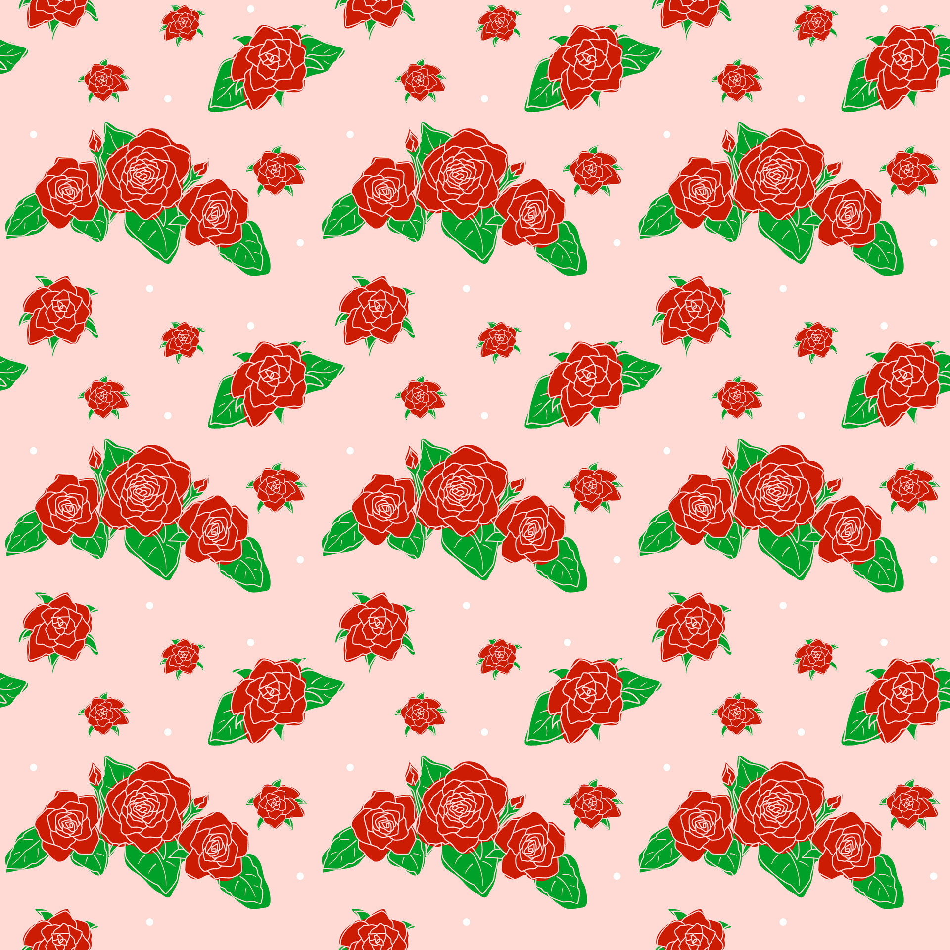 Rose Seamless Pattern 35665594 Vector Art at Vecteezy